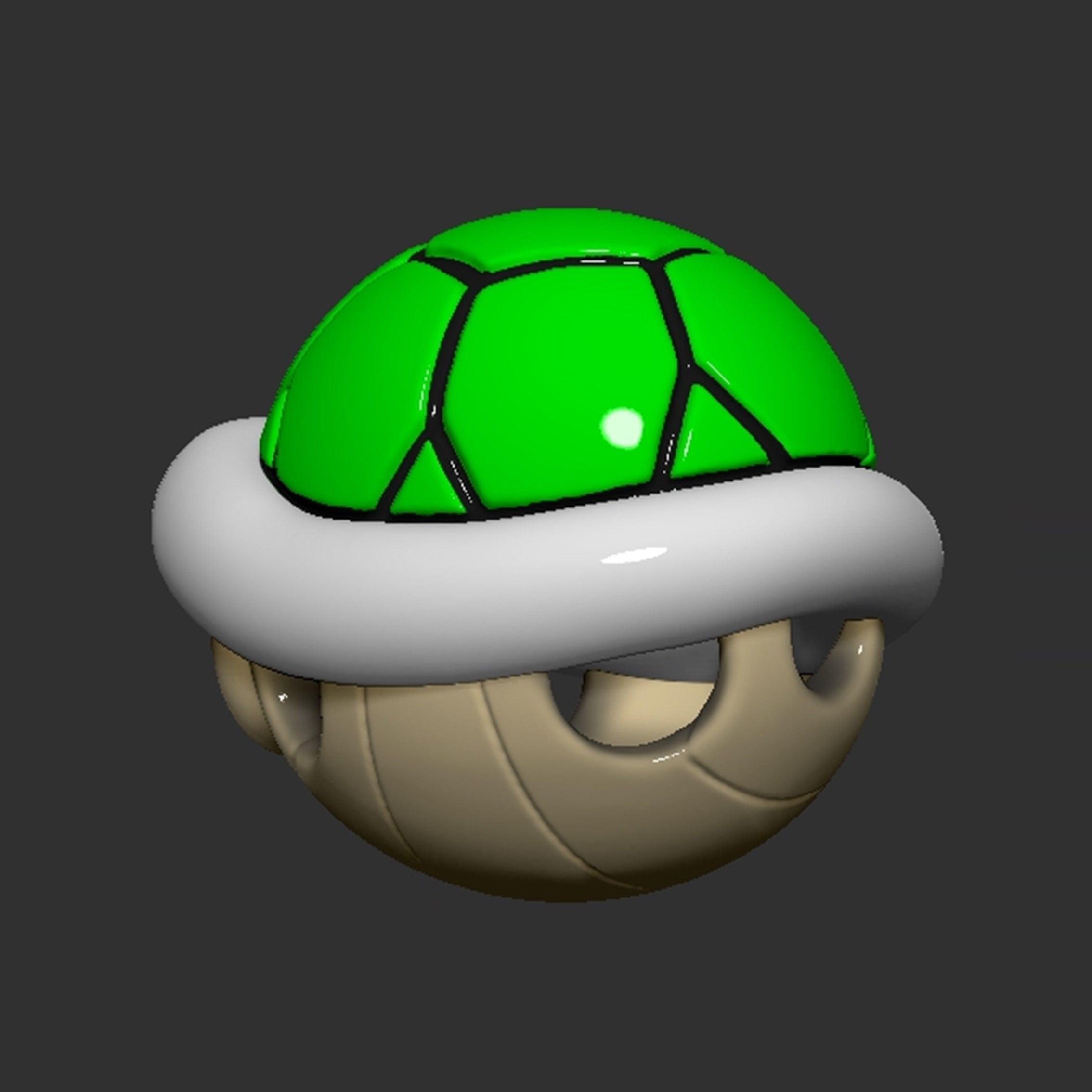 Mario Turtle Shell Koopa Troopa 3D model 3D printable | CGTrader