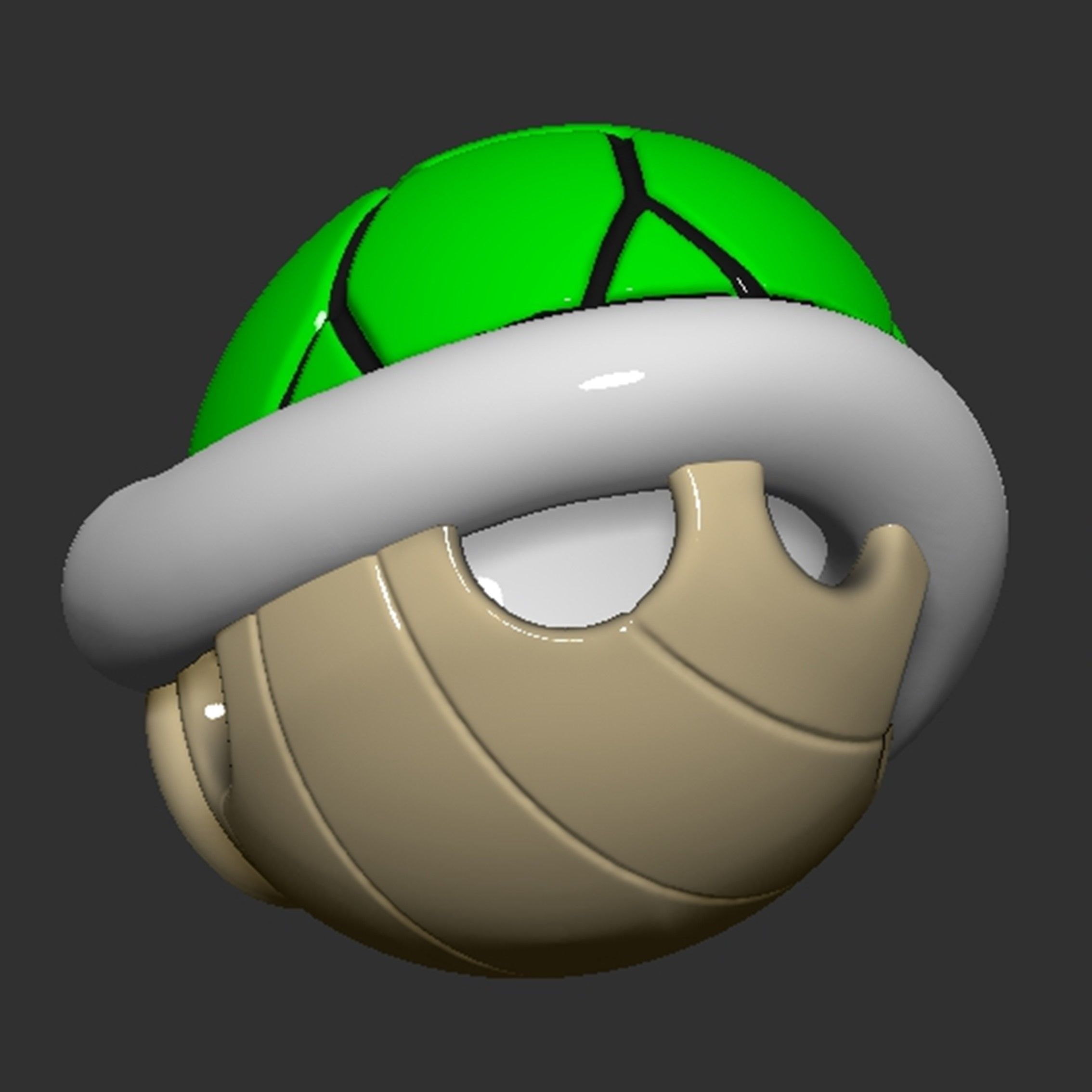 Mario Turtle Shell Koopa Troopa 3D model 3D printable | CGTrader