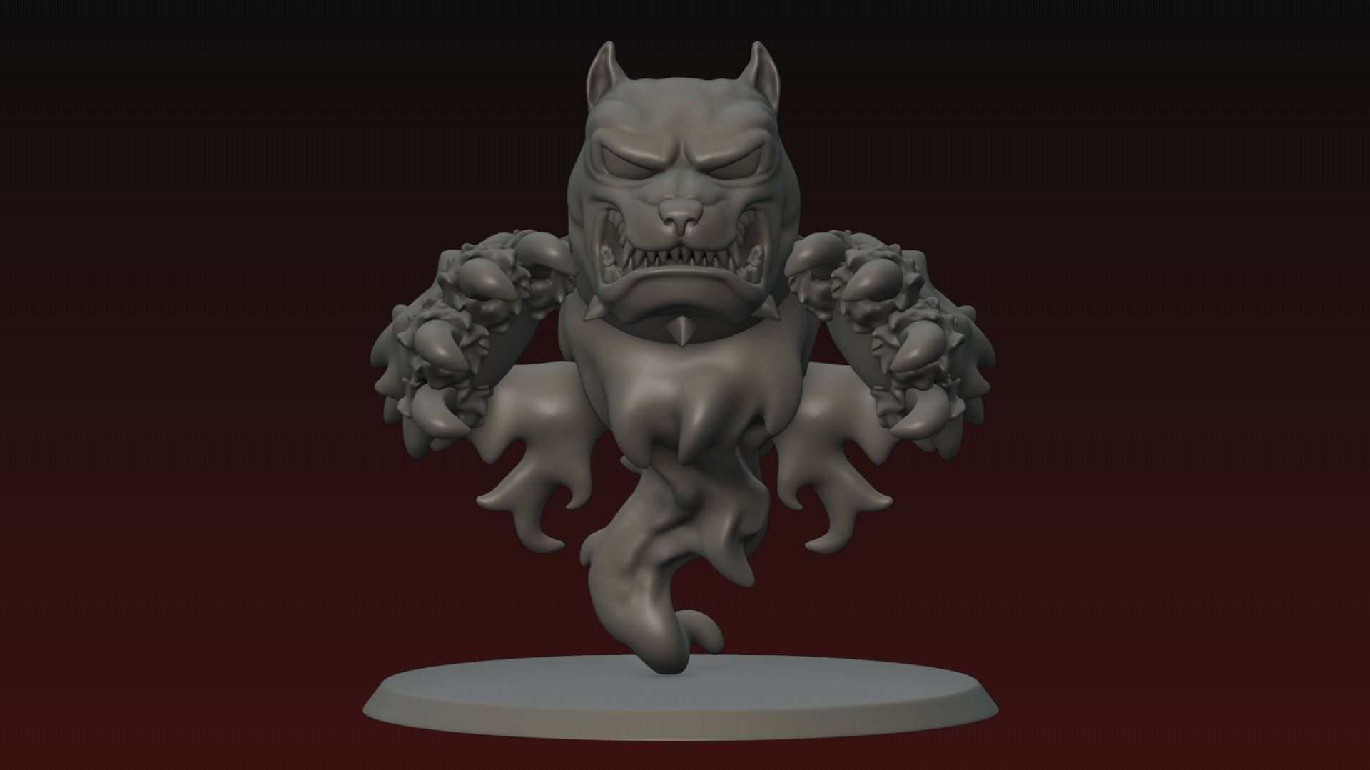 hell hound 3D model 3D printable | CGTrader