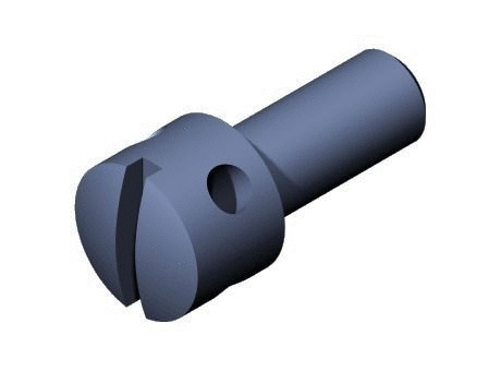 Slotted capstan screw free 3D model | CGTrader