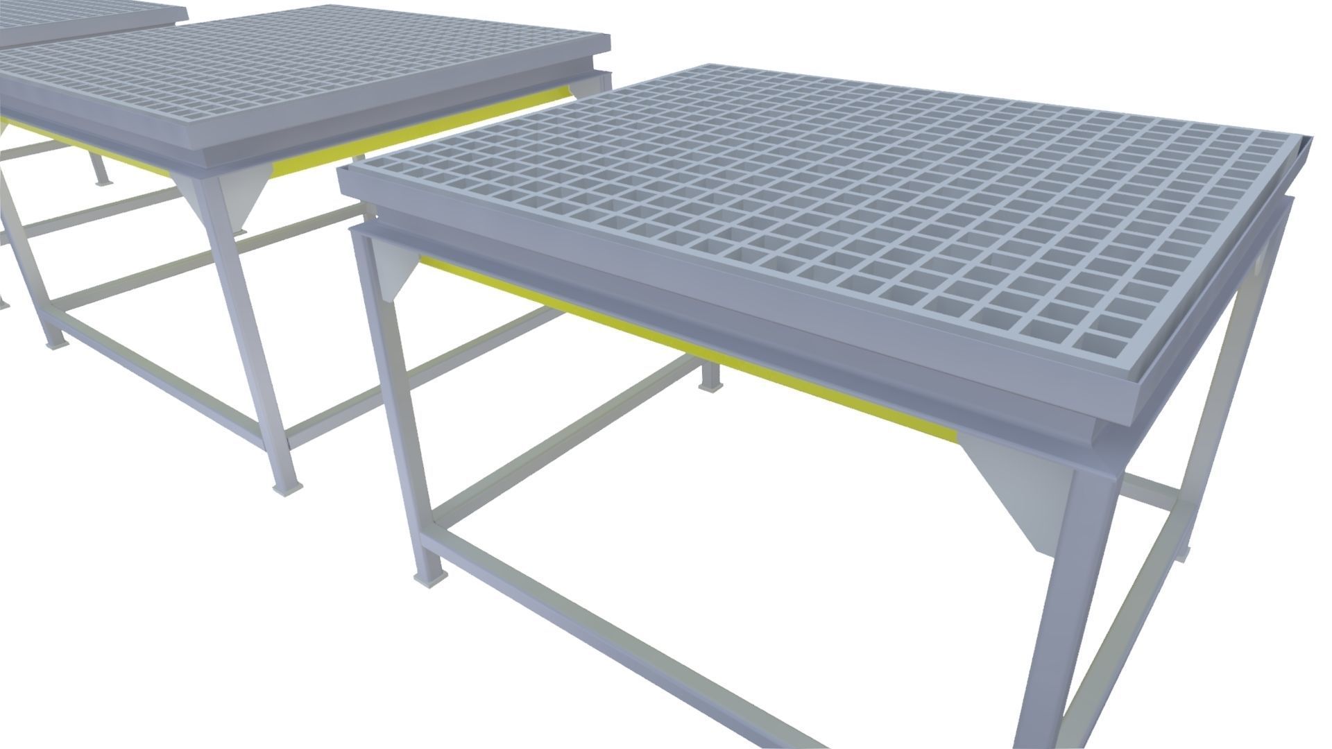 3D model GRILL EXTRACTING TABLES VR / AR / low-poly | CGTrader