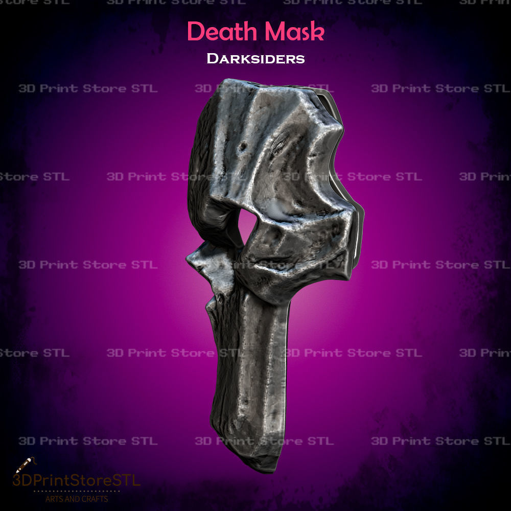 Death Mask Cosplay Darksiders - STL File 3D model 3D printable | CGTrader
