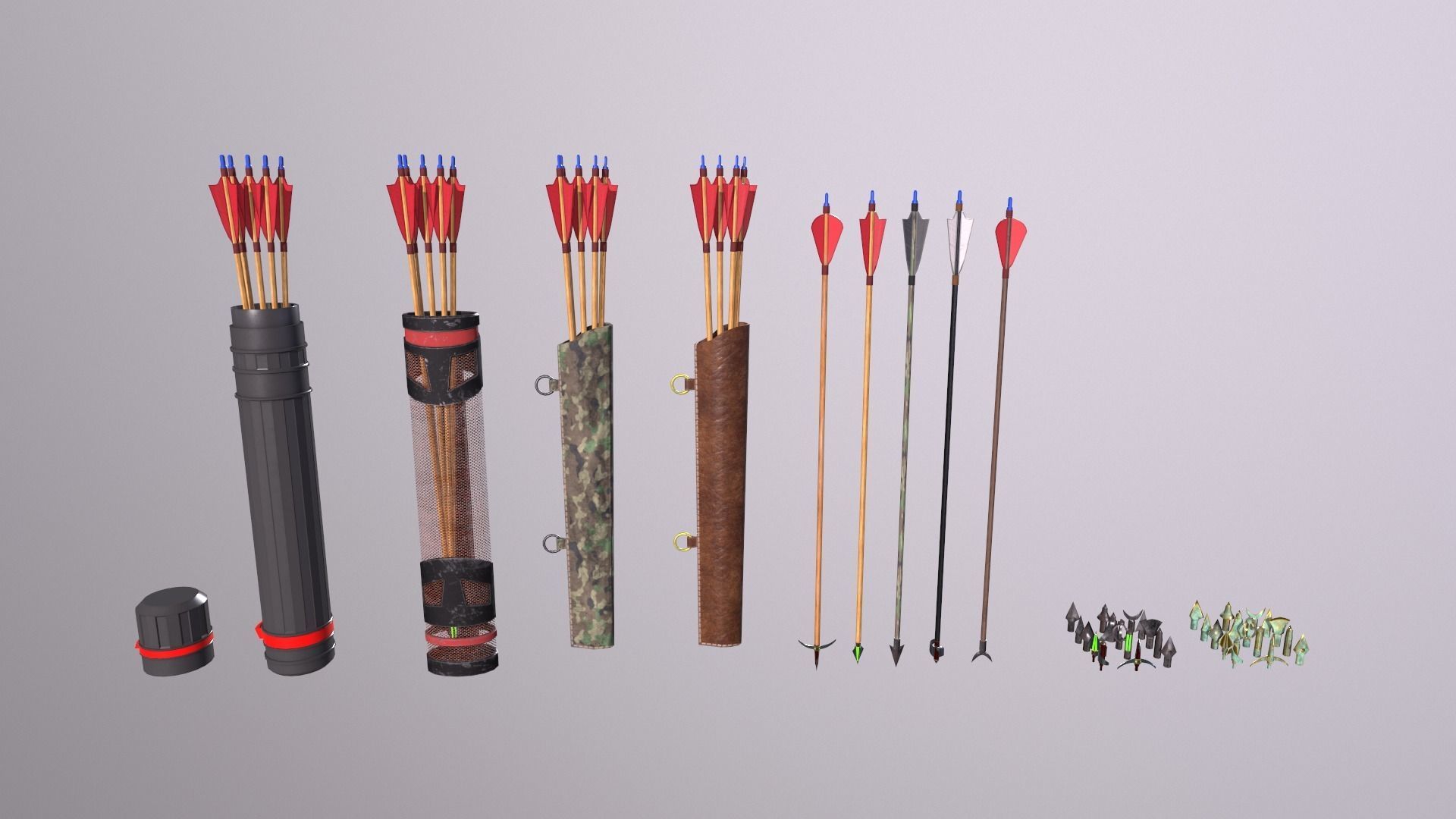 3D model arrow archery arrows VR / AR / low-poly | CGTrader