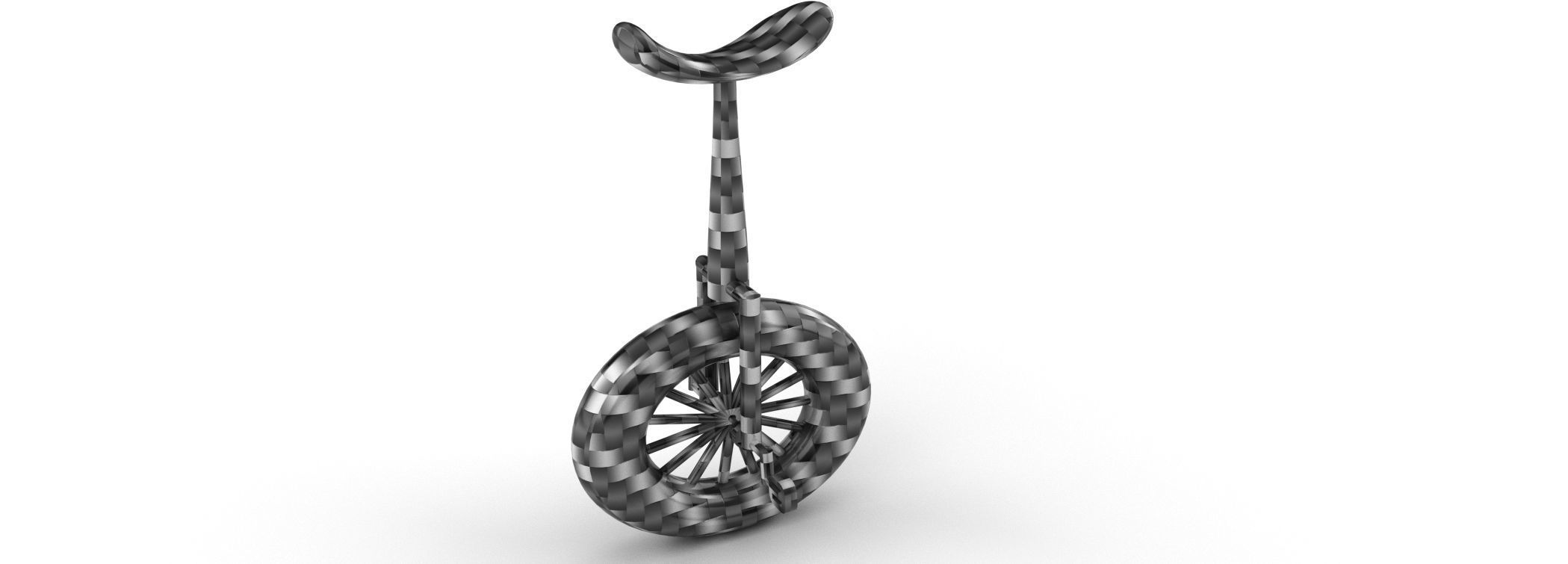 Unicycle 3D Model Sports Outdoors Acrobatic Single Wheel 3D model 3D ...