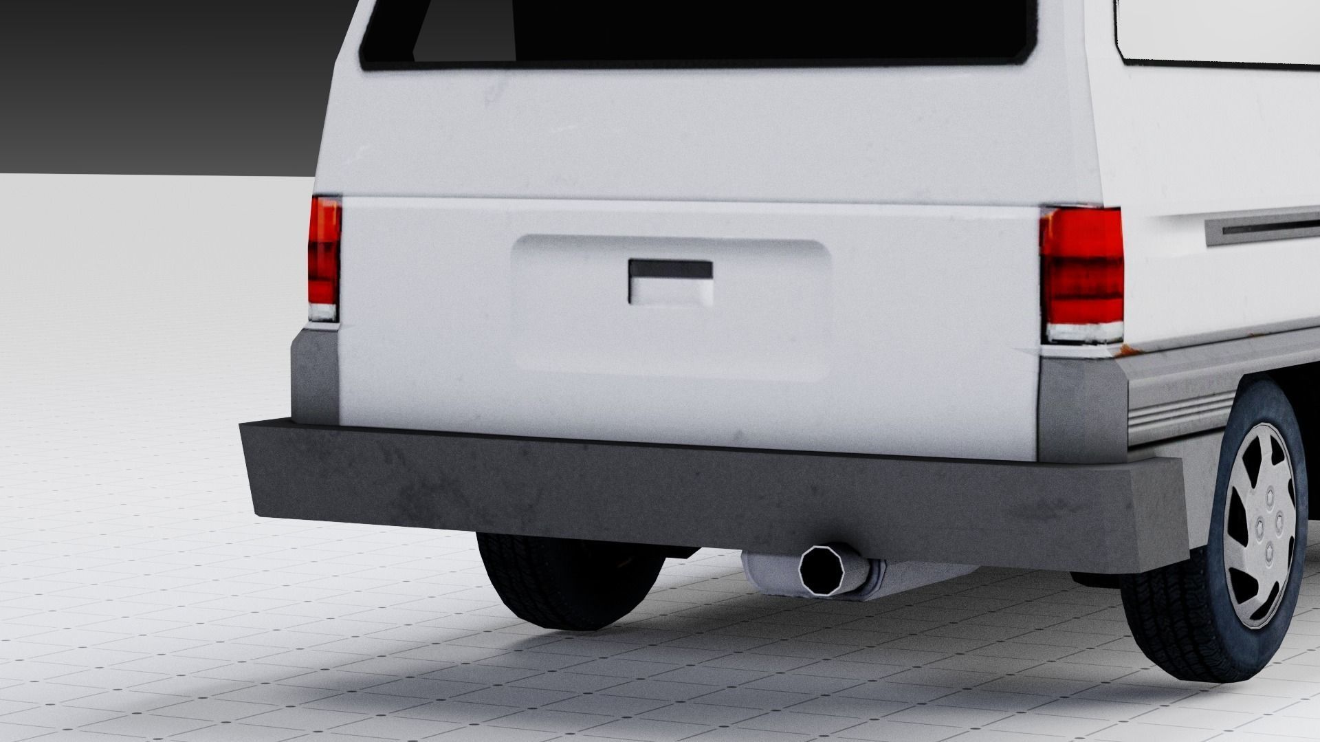 3D model Low Poly Van Vehicle VR / AR / low-poly | CGTrader