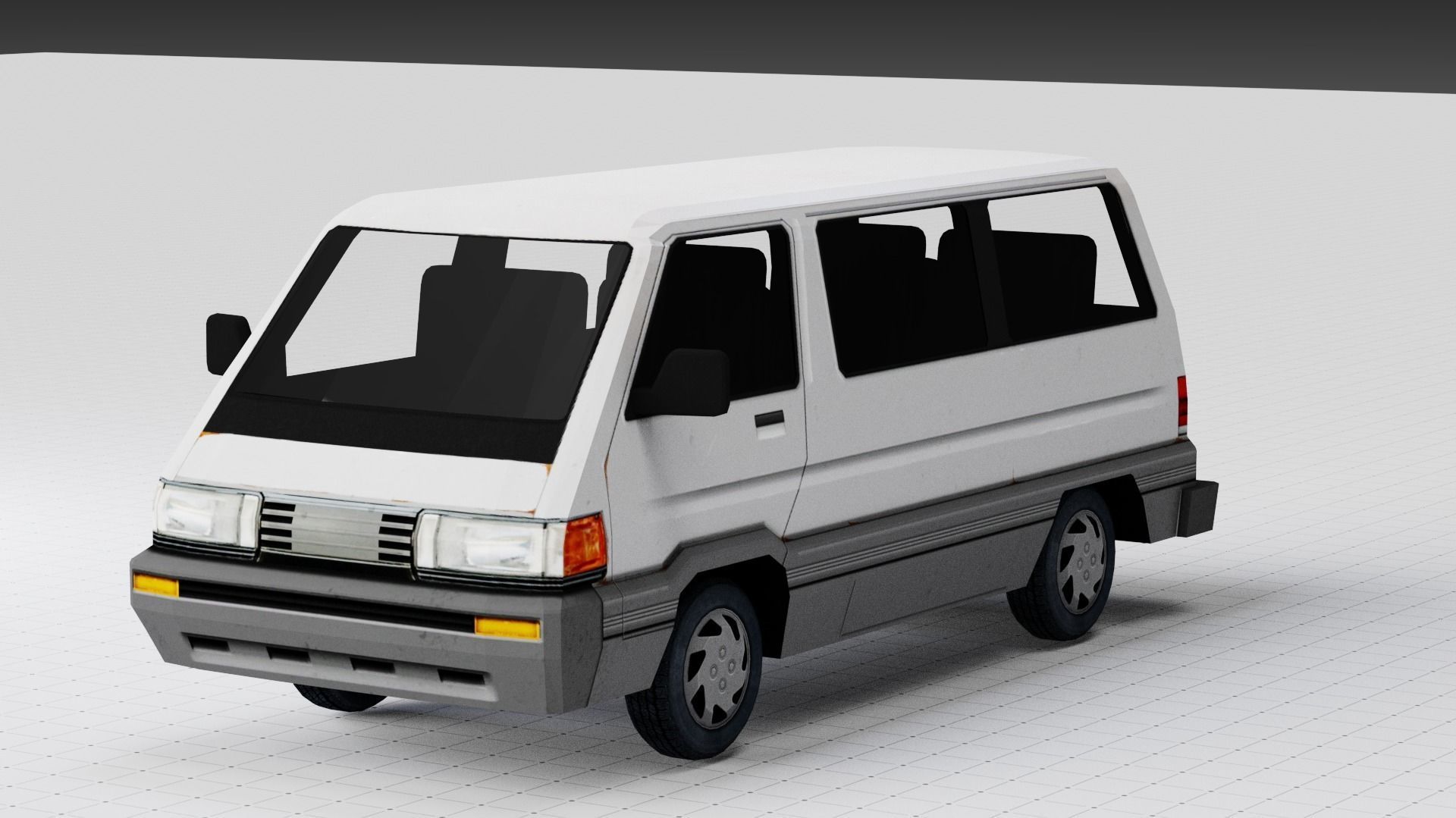 3D model Low Poly Van Vehicle VR / AR / low-poly | CGTrader