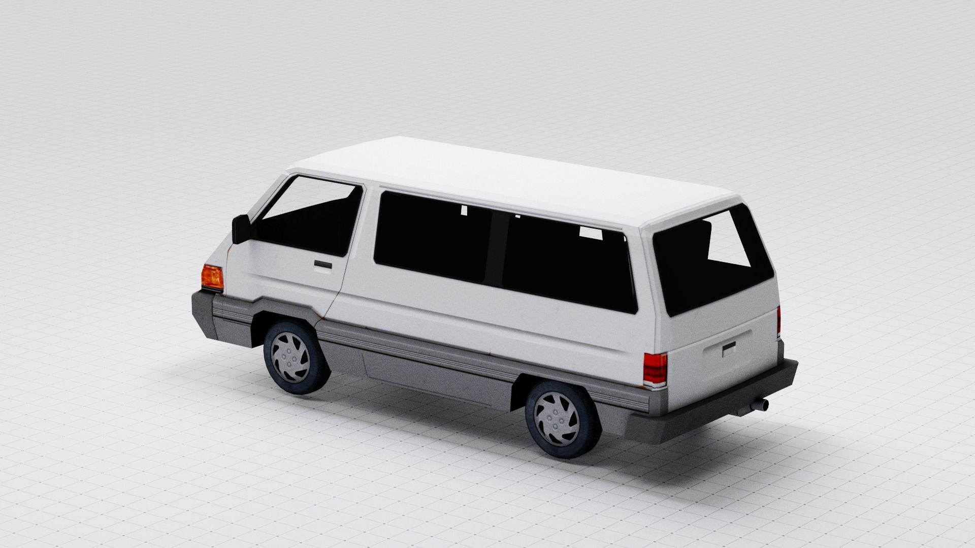 3D model Low Poly Van Vehicle VR / AR / low-poly | CGTrader