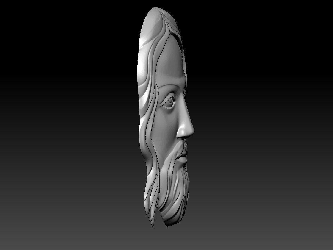 Jesus head 3D model 3D printable | CGTrader