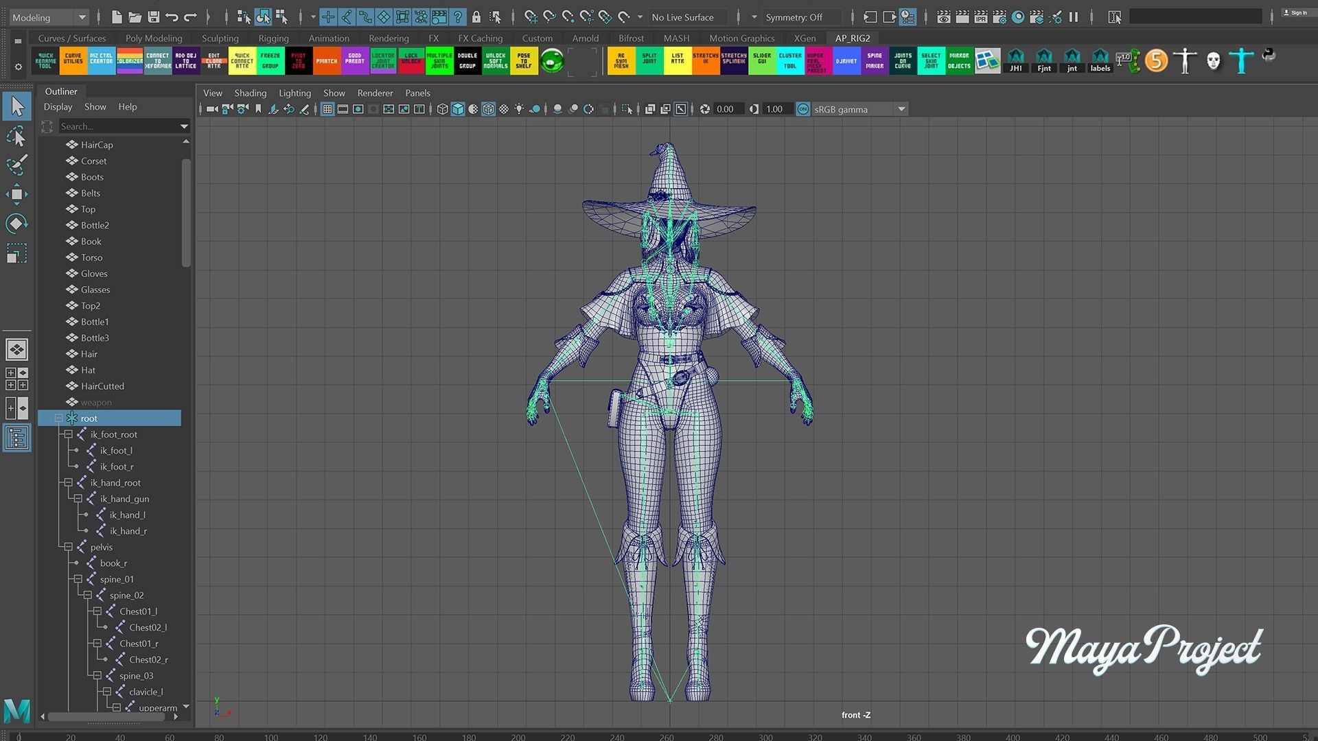 3D model Witch -Cute Wizard Sorcerer Mage Stylized Character Cartoon ...