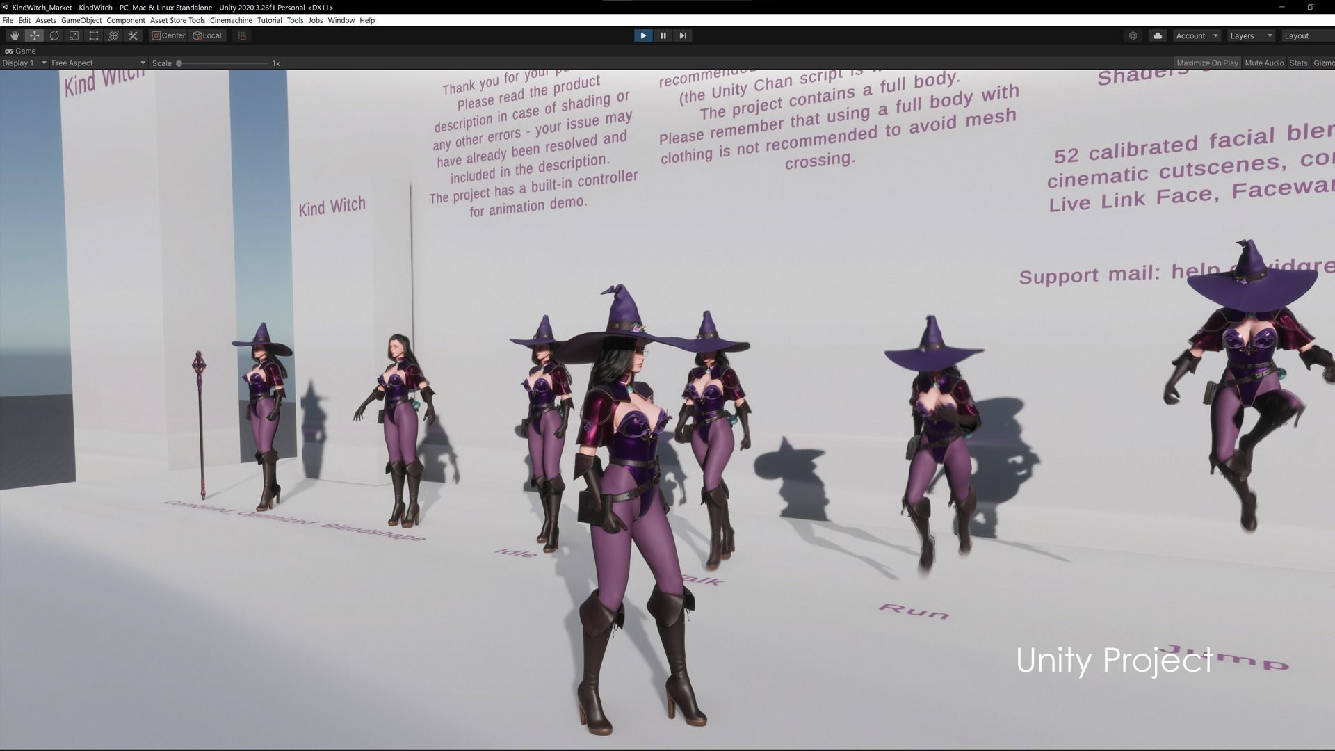3D model Witch -Cute Wizard Sorcerer Mage Stylized Character Cartoon ...