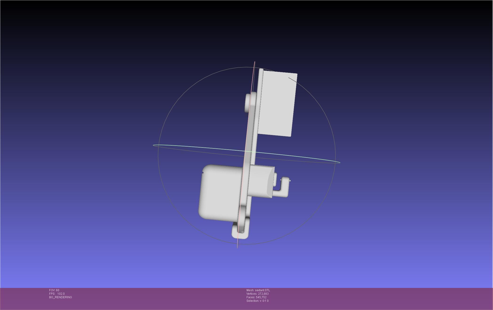 Basic Printable Sextant Design 3D model 3D printable | CGTrader