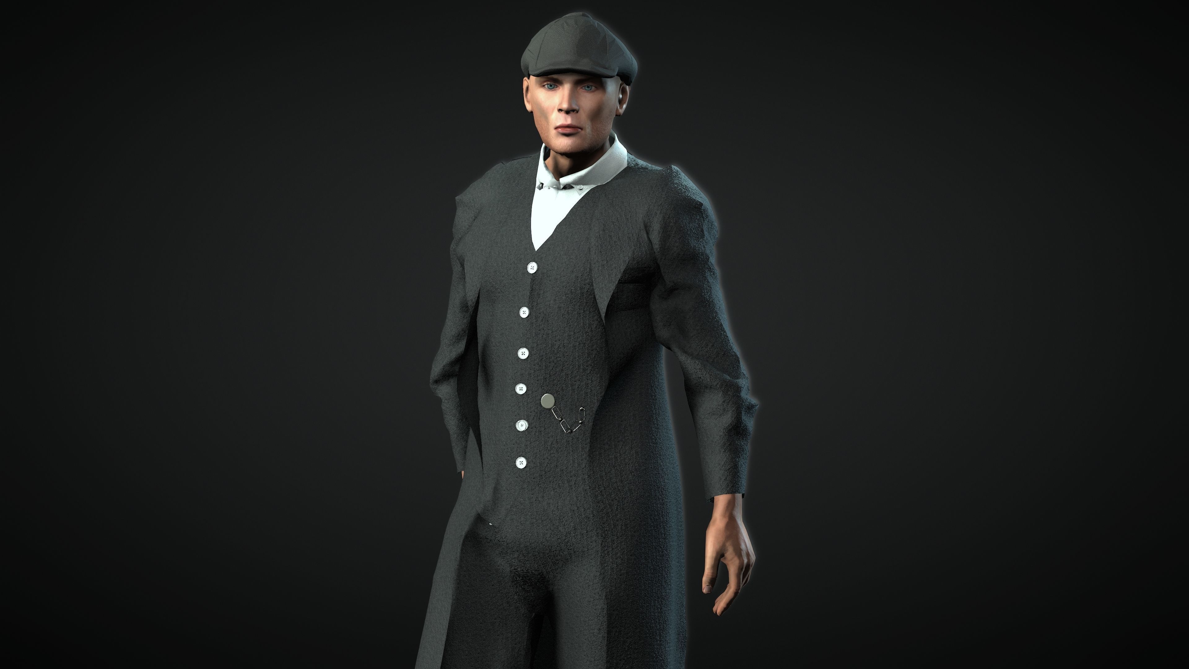 3D model Peaky Blinders Thomas Shelby VR / AR / low-poly | CGTrader