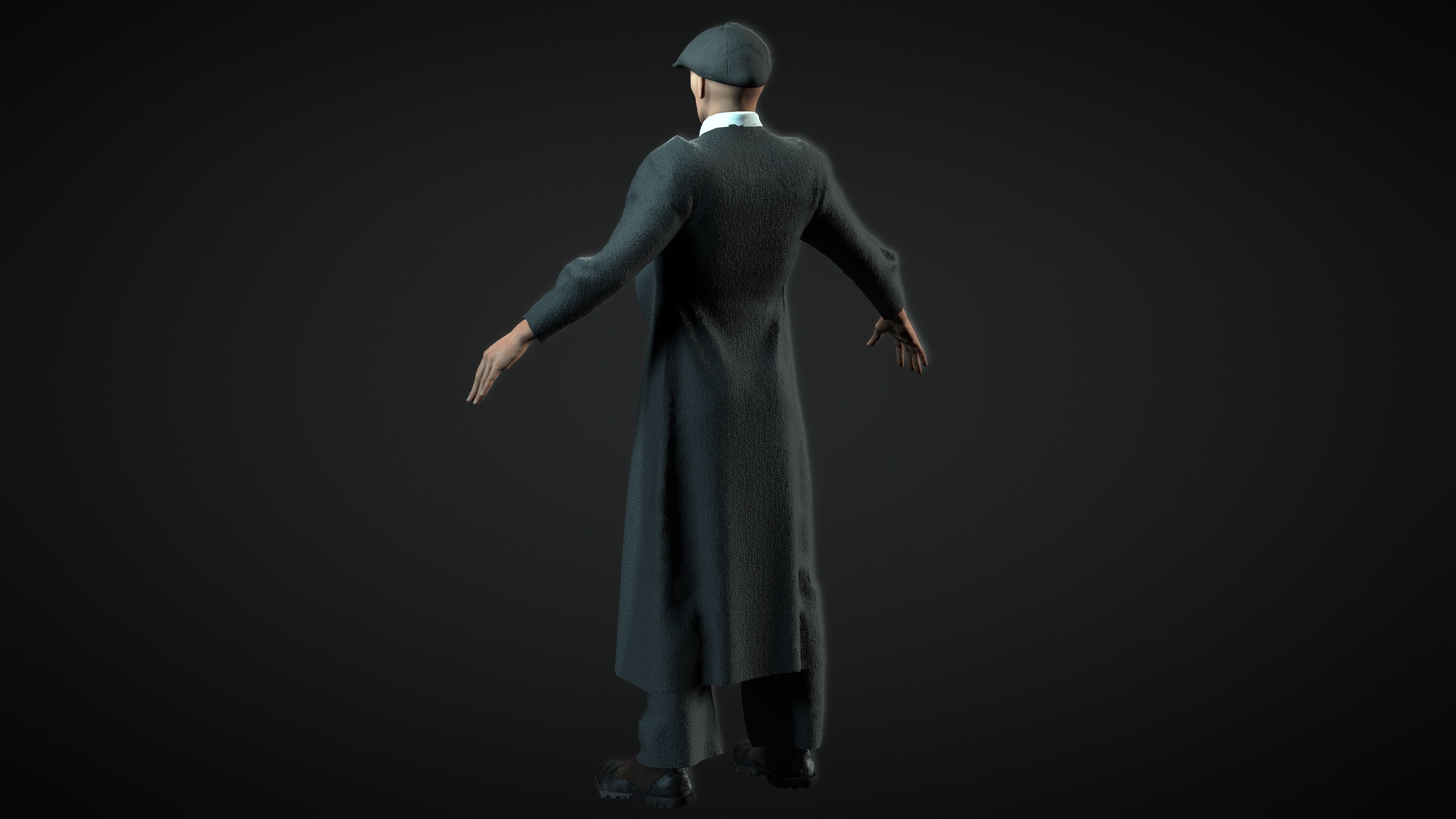 3D model Peaky Blinders Thomas Shelby VR / AR / low-poly | CGTrader