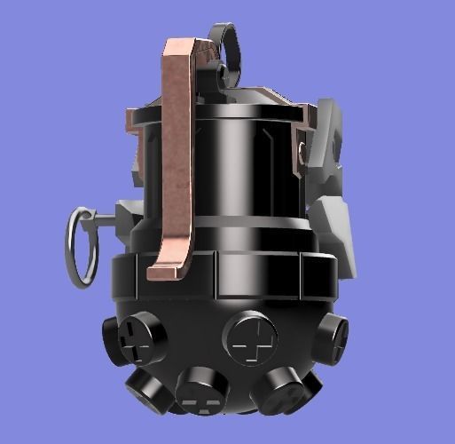 Arcane League of Legends - Jinx chomper grenade 3D model 3D printable ...