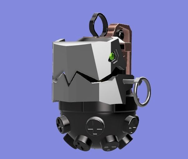 Arcane League of Legends - Jinx chomper grenade 3D model 3D printable ...