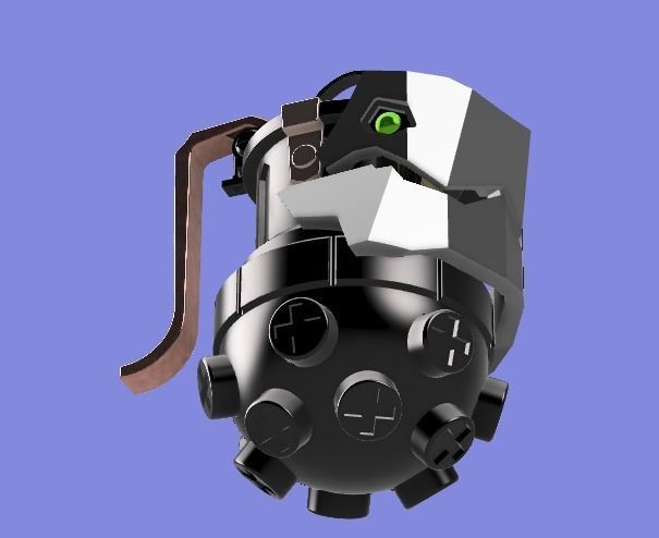 Arcane League of Legends - Jinx chomper grenade 3D model 3D printable ...