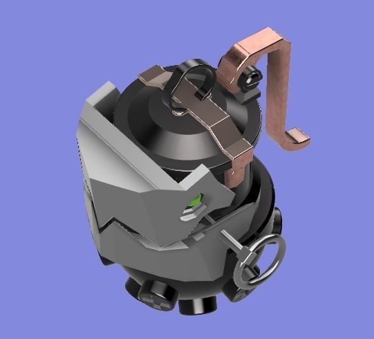 Arcane League of Legends - Jinx chomper grenade 3D model 3D printable ...