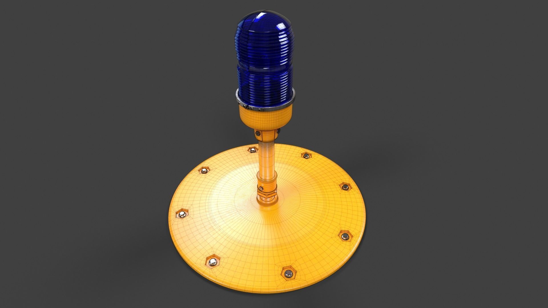 Runway Edge Light - High Poly 3D model | CGTrader