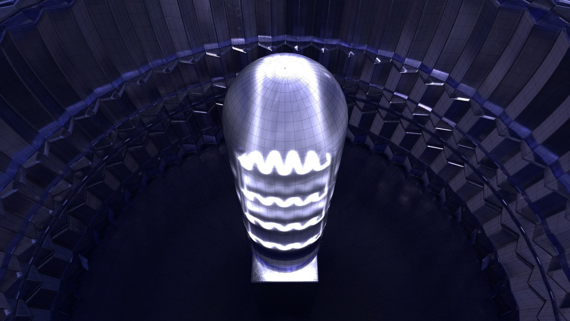 Threshold Lamp 02 - High Poly 3D model | CGTrader