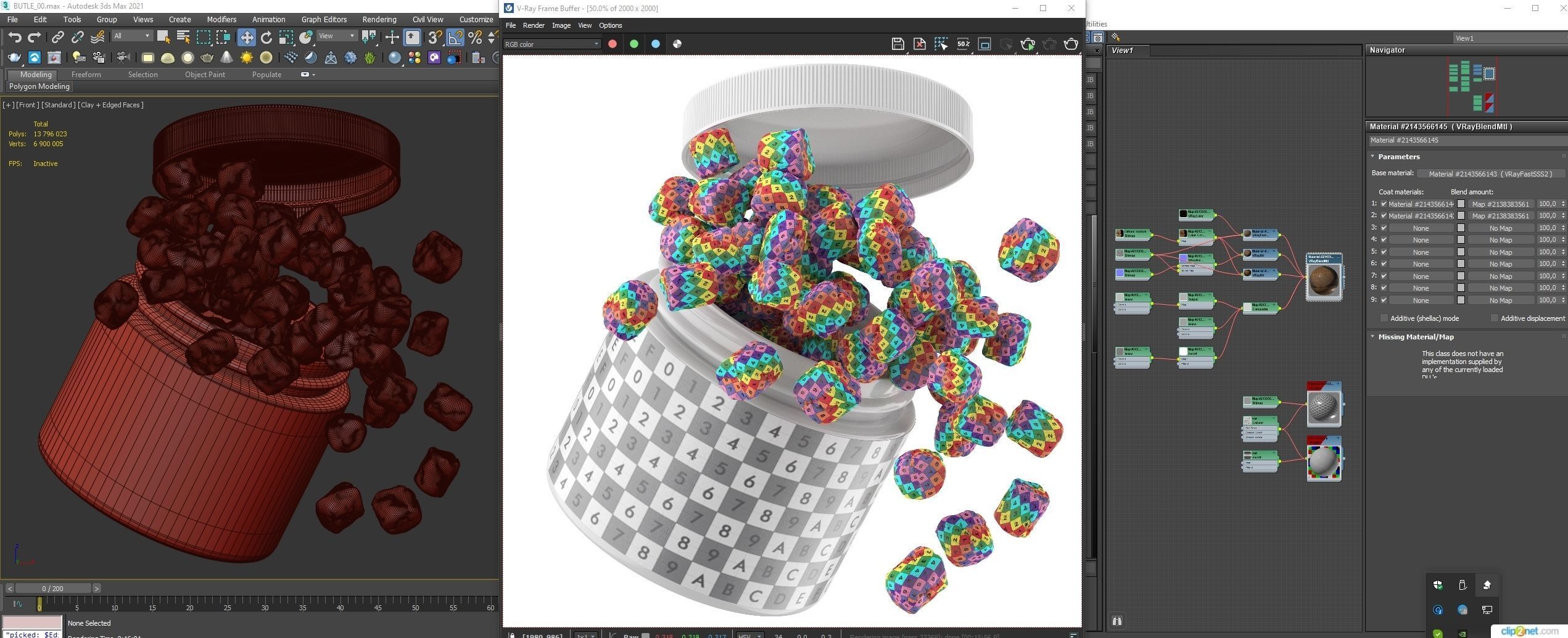 Plastic Jar trist 3D model | CGTrader
