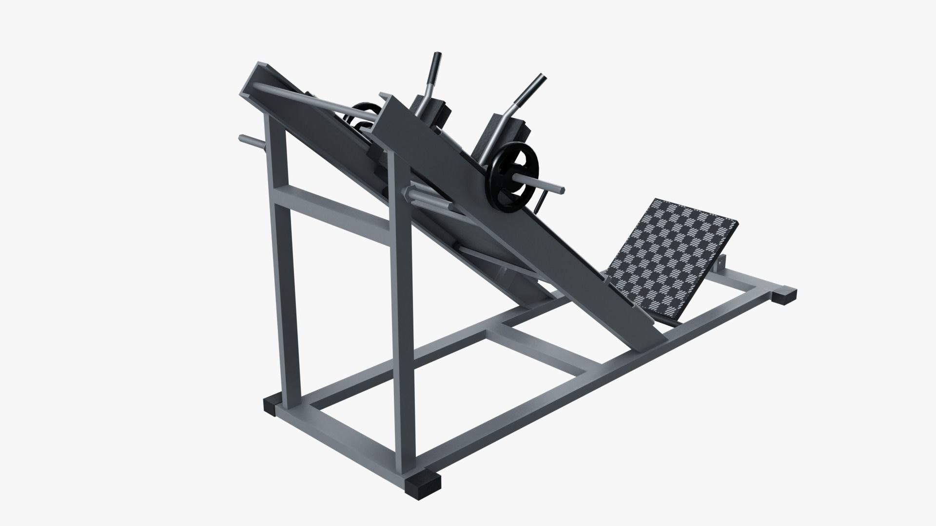 3D model Hack Squat Machine VR / AR / low-poly | CGTrader