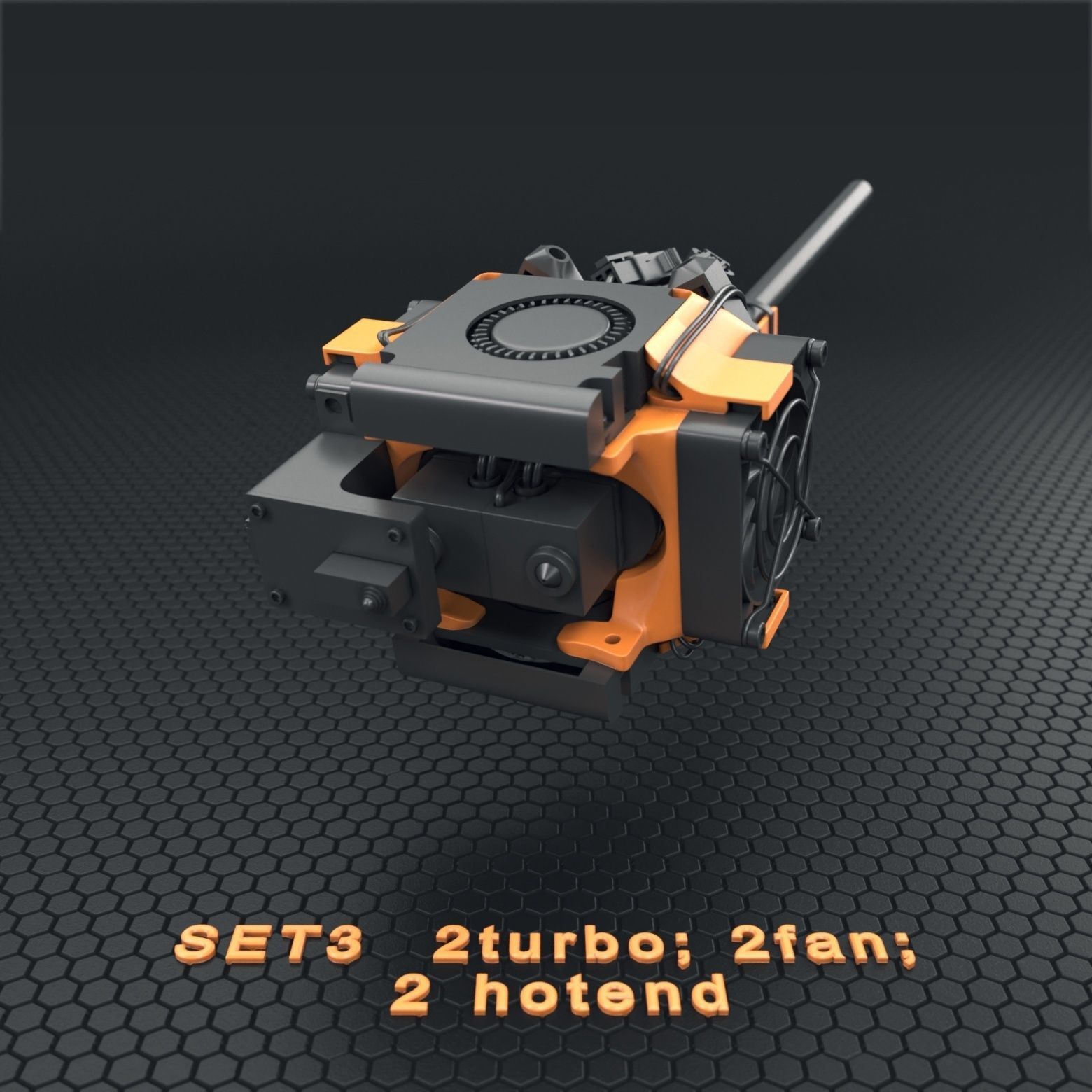 Set of modifications for the delta printer 3D model 3D printable | CGTrader