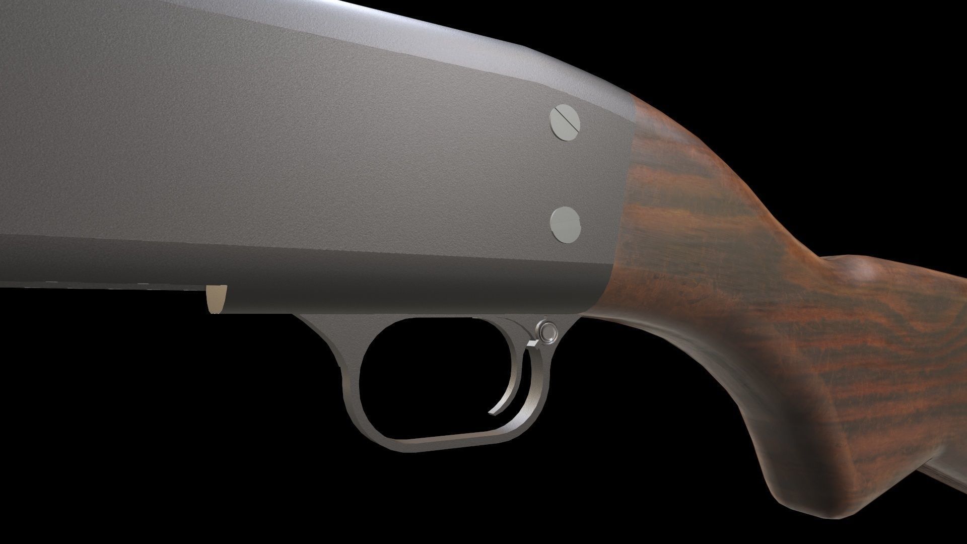 3D model New Ithaca 37 Home Defense Shotgun VR / AR / low-poly | CGTrader