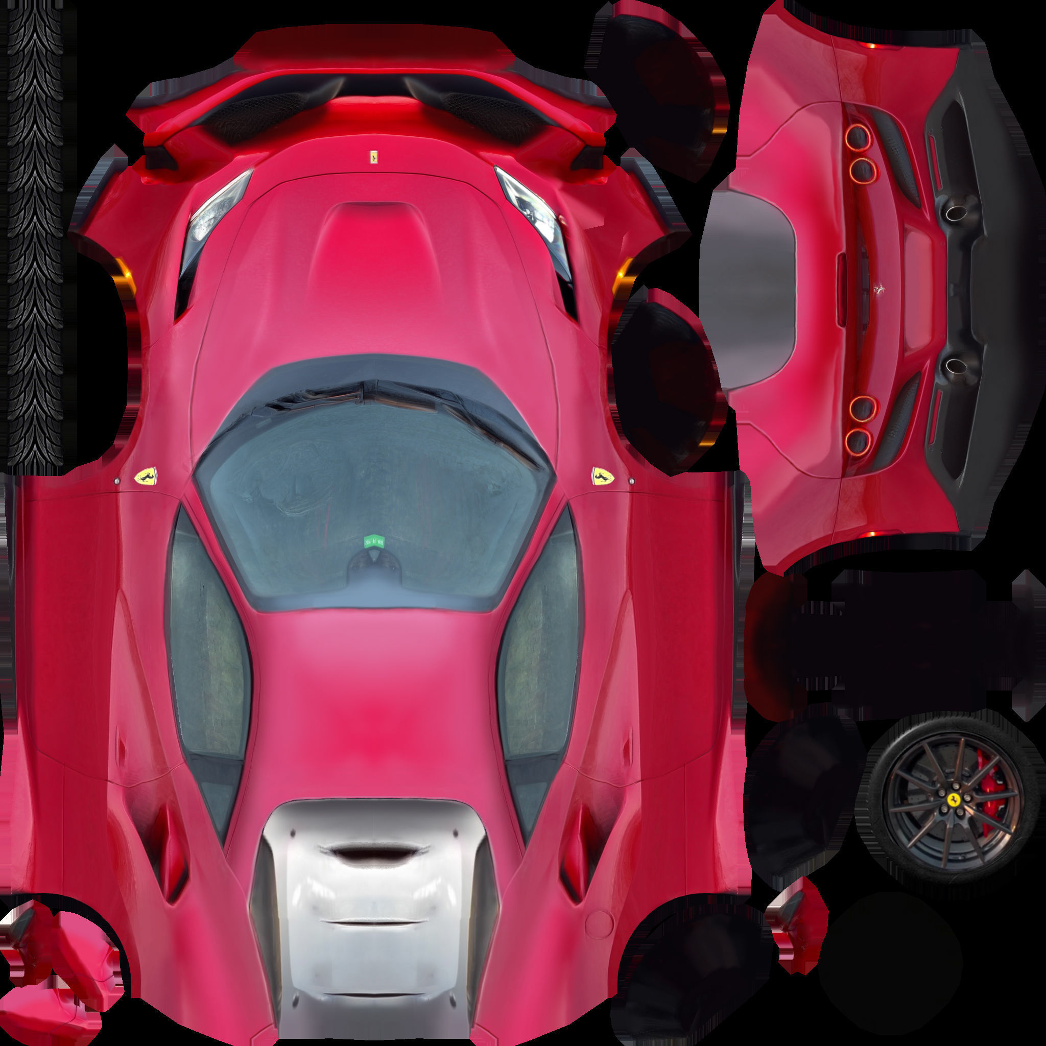 3D model Ferrari F8 Tributo 2021 lowpoly VR / AR / low-poly | CGTrader