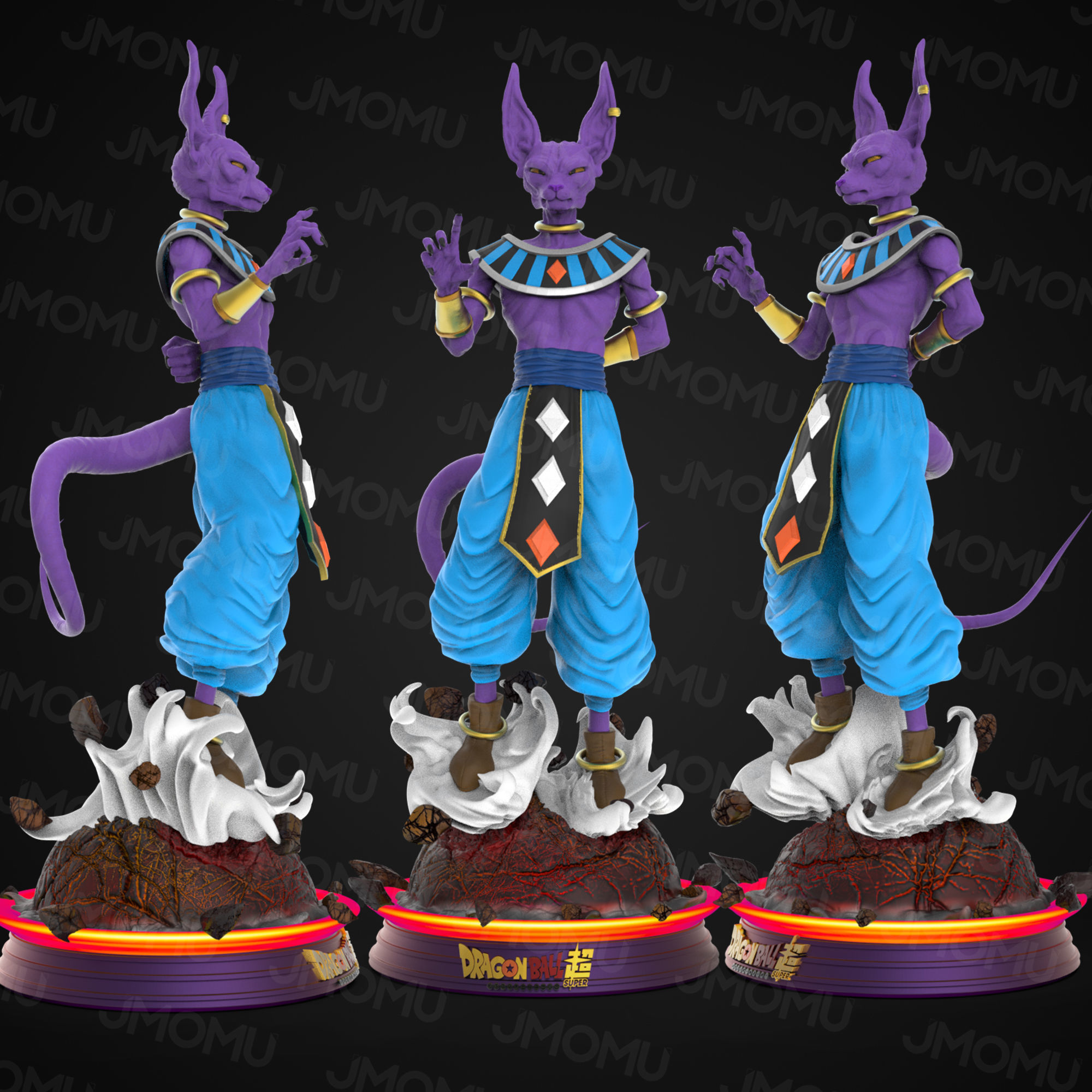 Beerus Figure 3D print model 3D model 3D printable | CGTrader