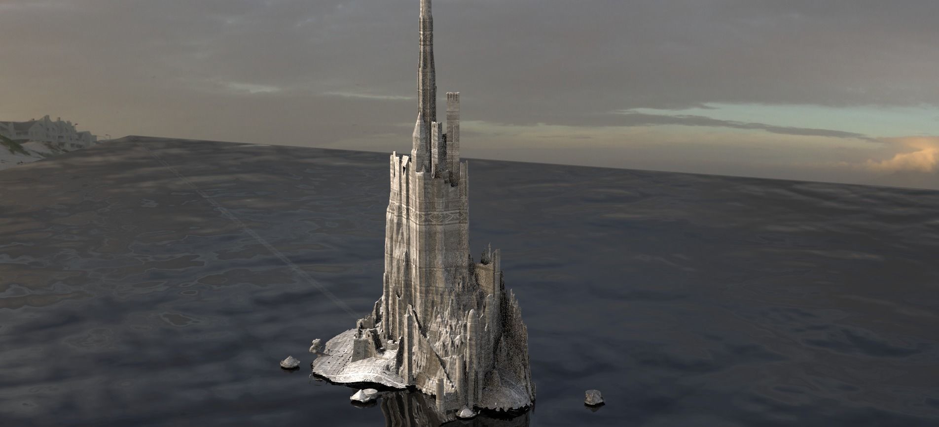 Desert Alien Monoliths 9 3D model | CGTrader