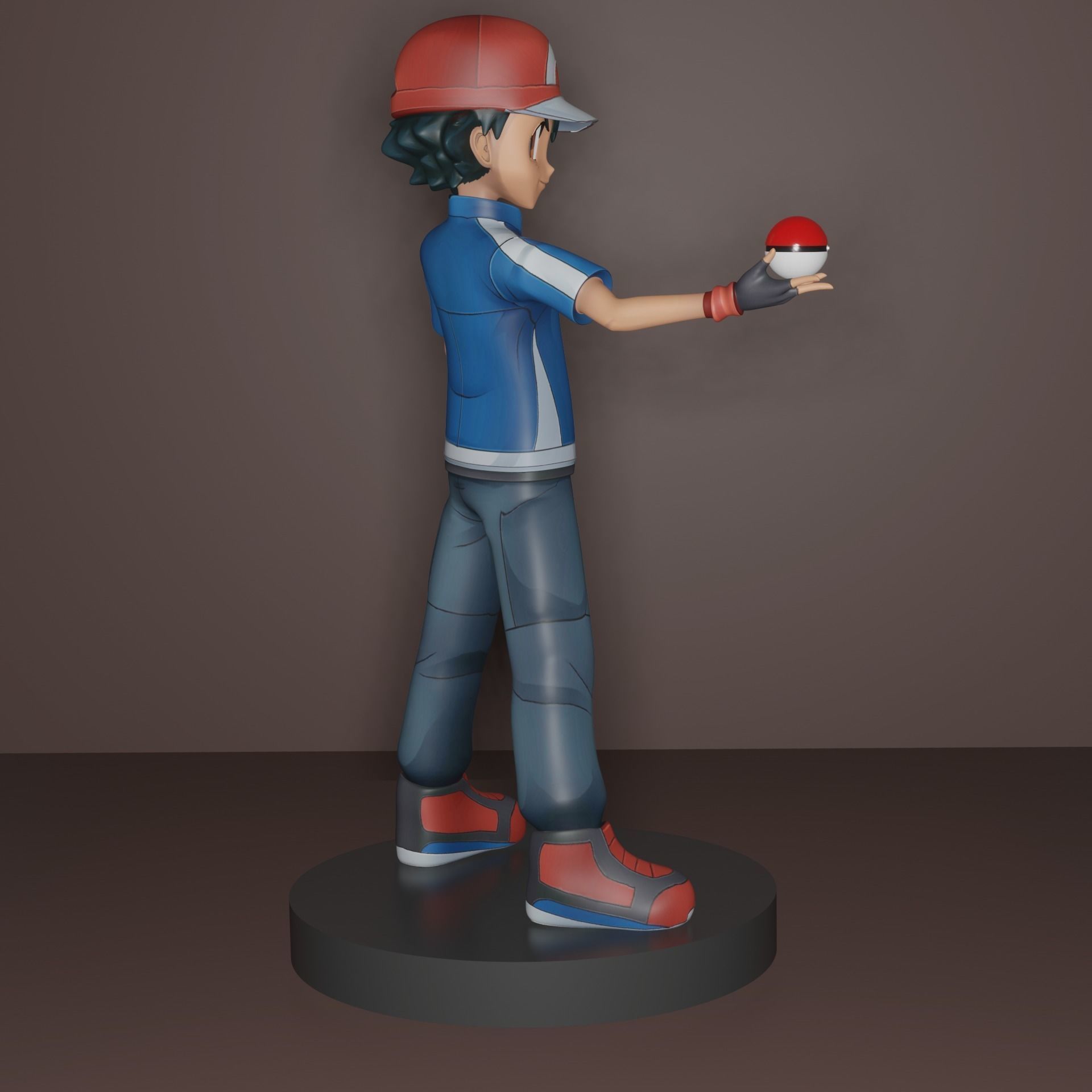 Ash Ketchum 3D model 3D printable | CGTrader