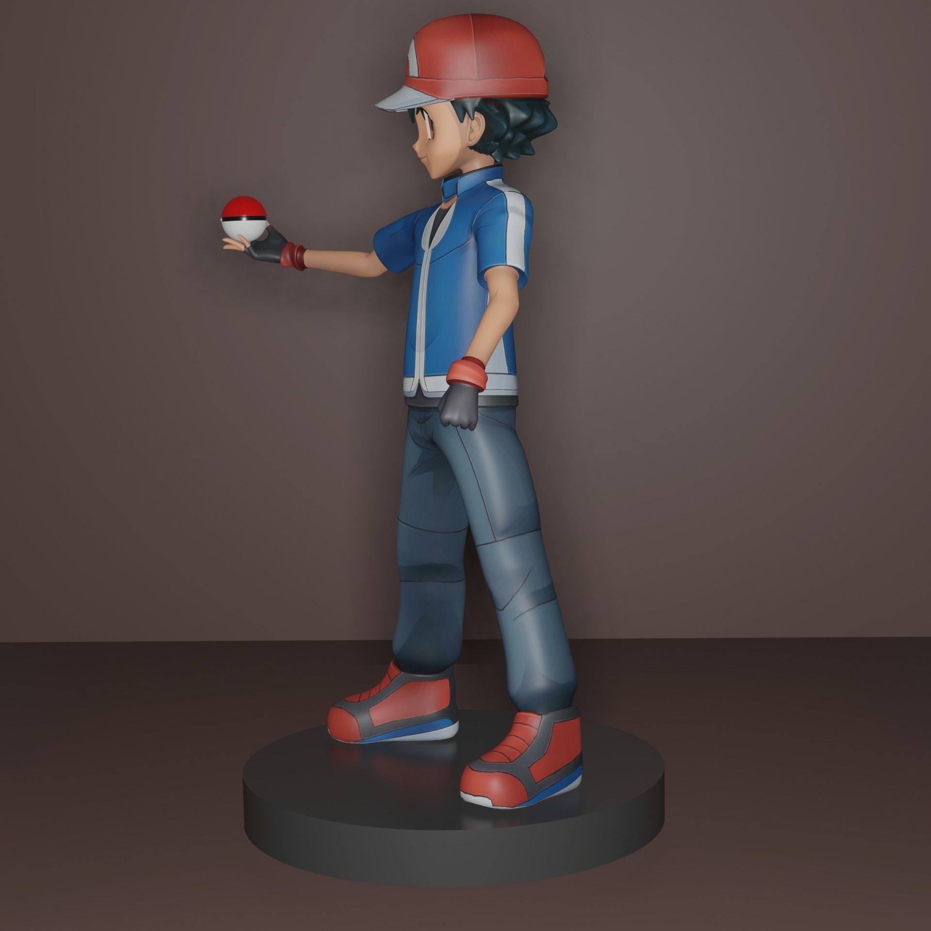 Ash Ketchum 3D model 3D printable | CGTrader