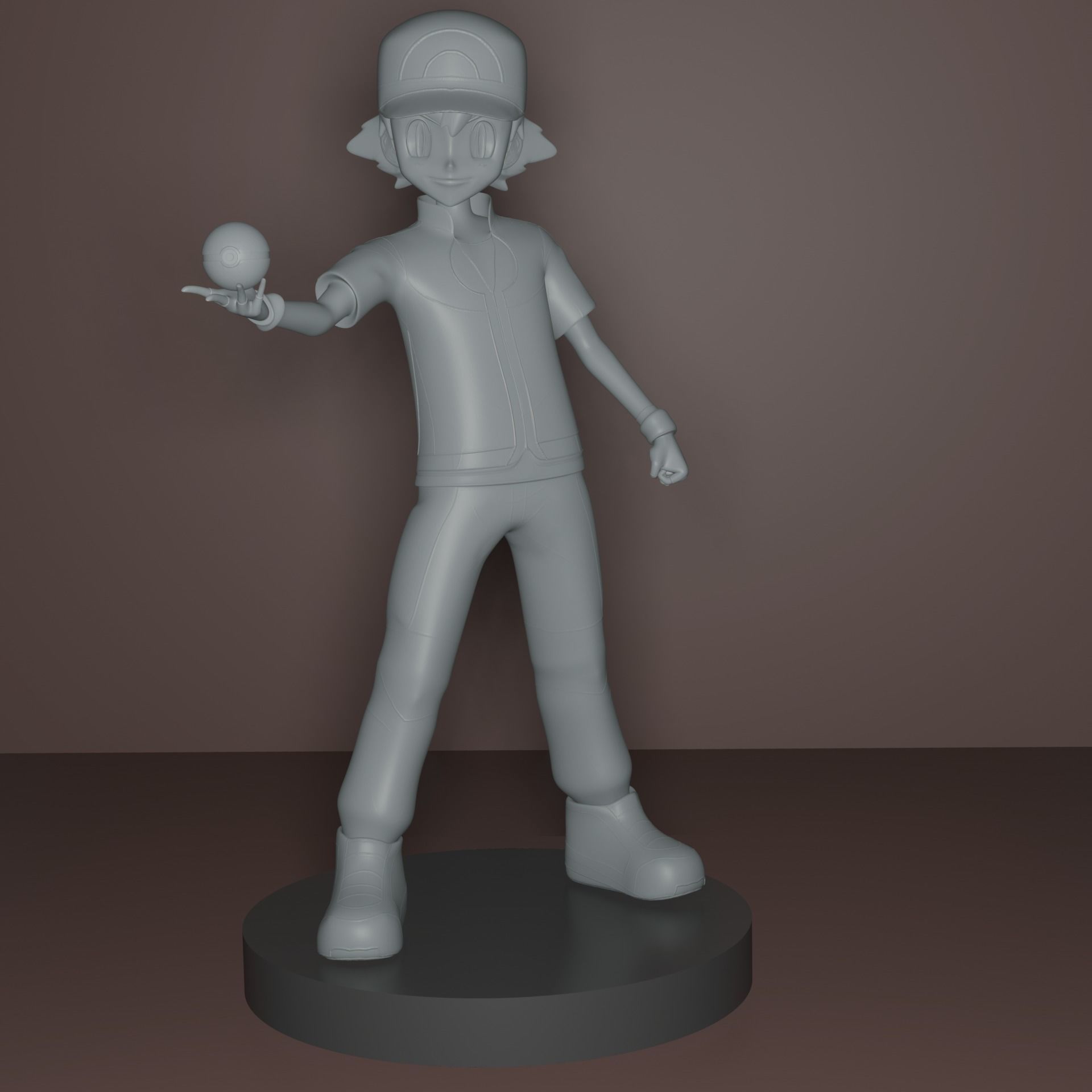 Ash Ketchum 3D model 3D printable | CGTrader