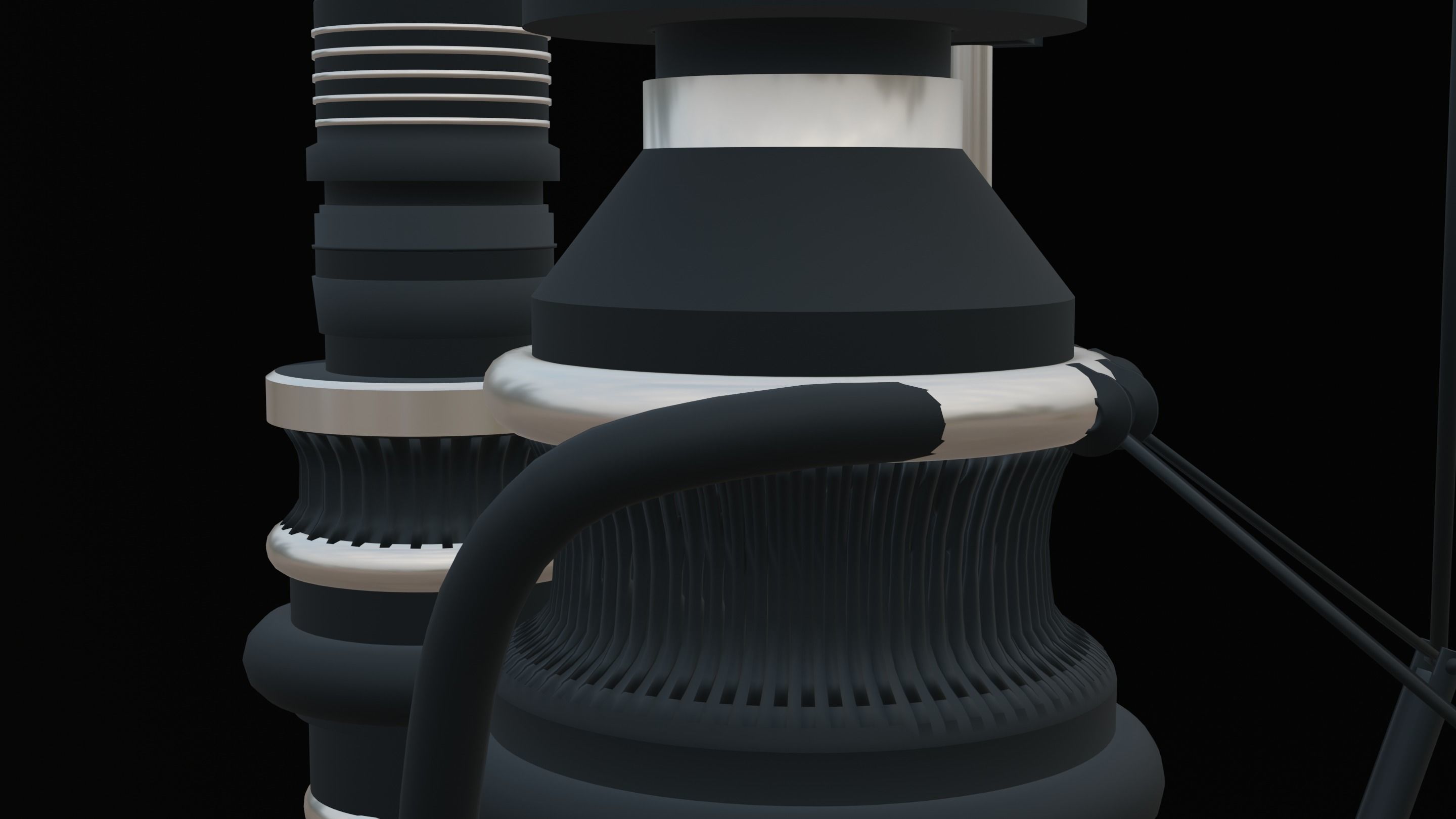 SpaceX Raptor Rocket Engine - Basic 3D model | CGTrader