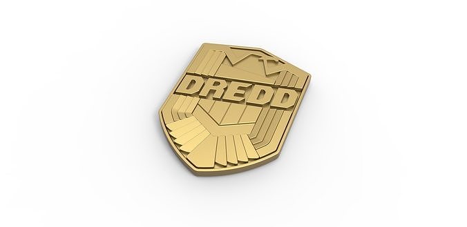 Judge Dredd badge from the movie Dredd 2012 3D model 3D printable ...