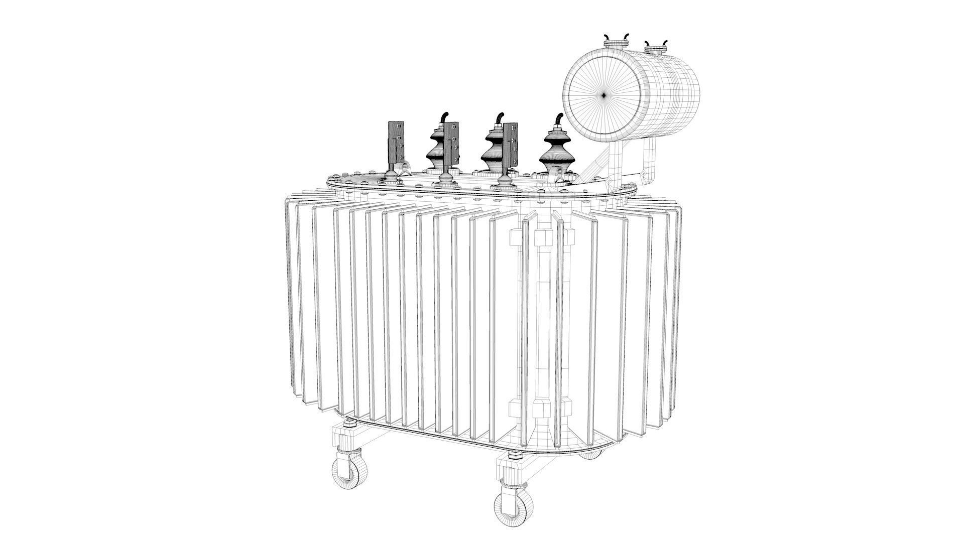 Electrical Transformer 3D model | CGTrader