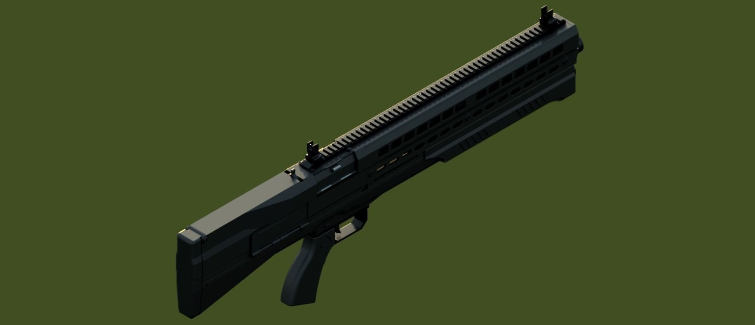 UTAS UTS-15 shotgun 3D model 3D model | CGTrader