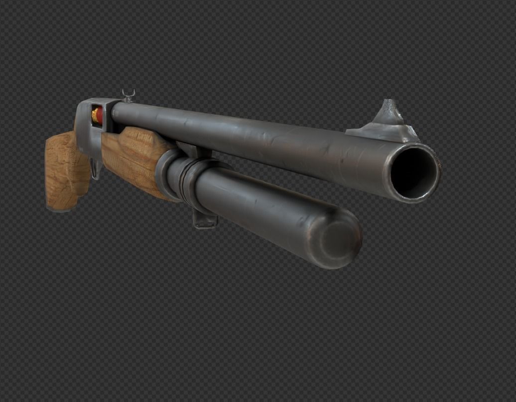 Shotgon shotgun free VR / AR / low-poly 3D model | CGTrader