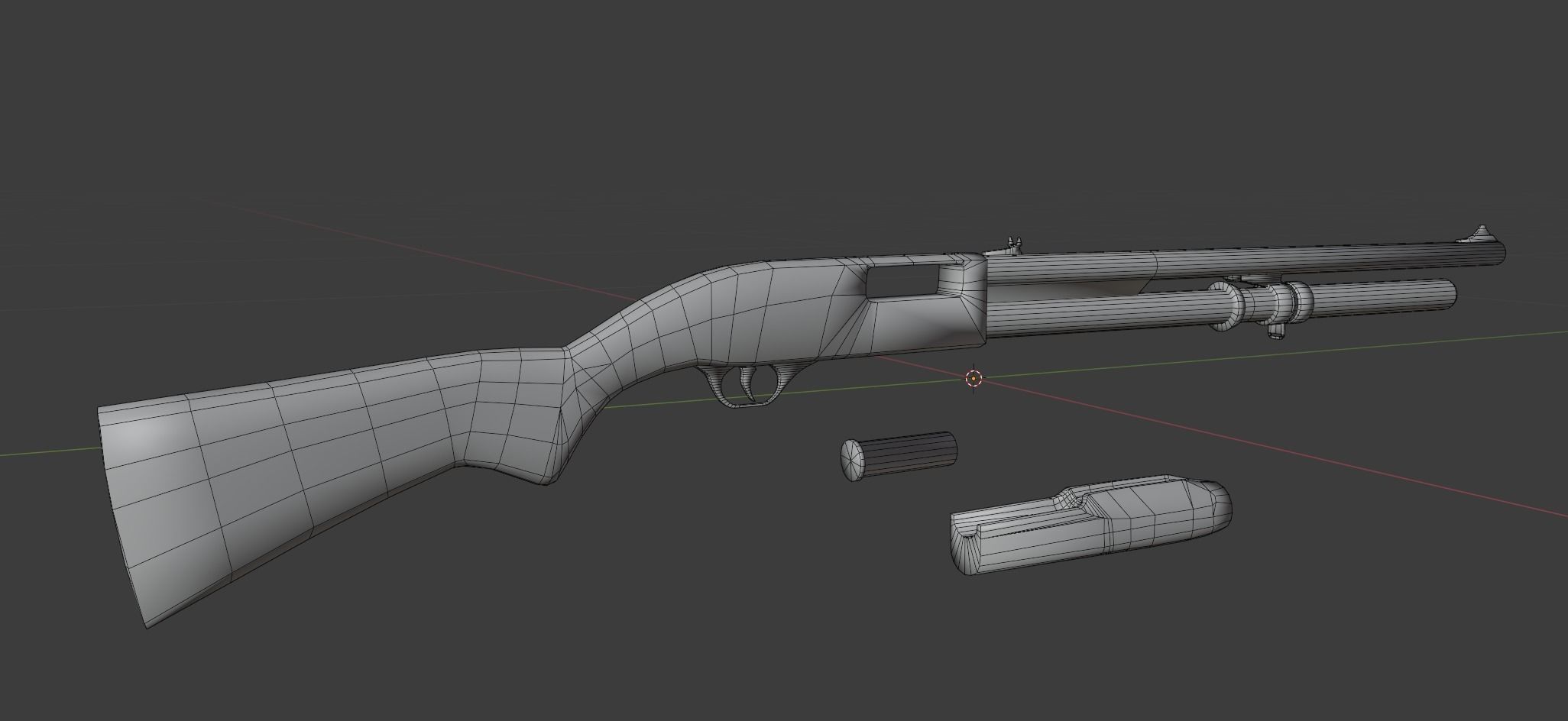 Shotgon shotgun free VR / AR / low-poly 3D model | CGTrader