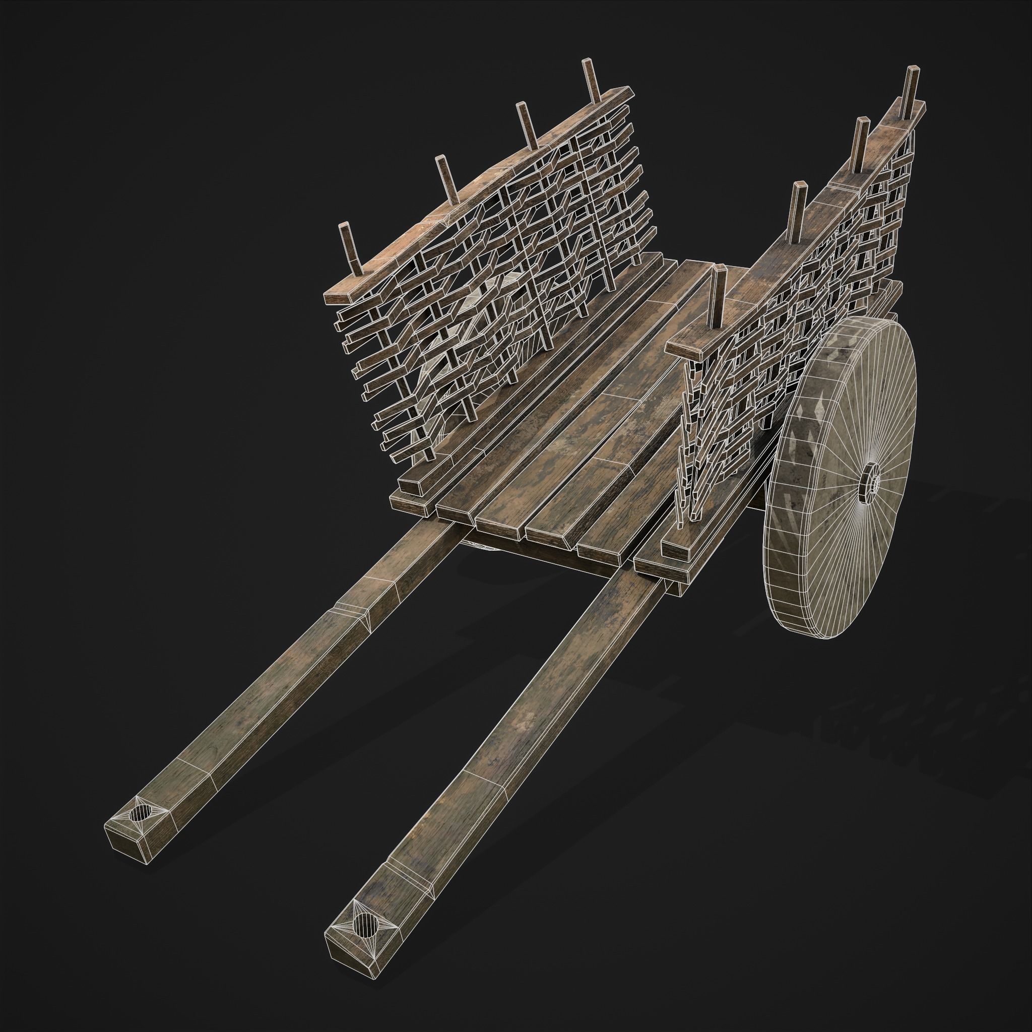 Medieval Carts Collection VR / AR / low-poly | CGTrader