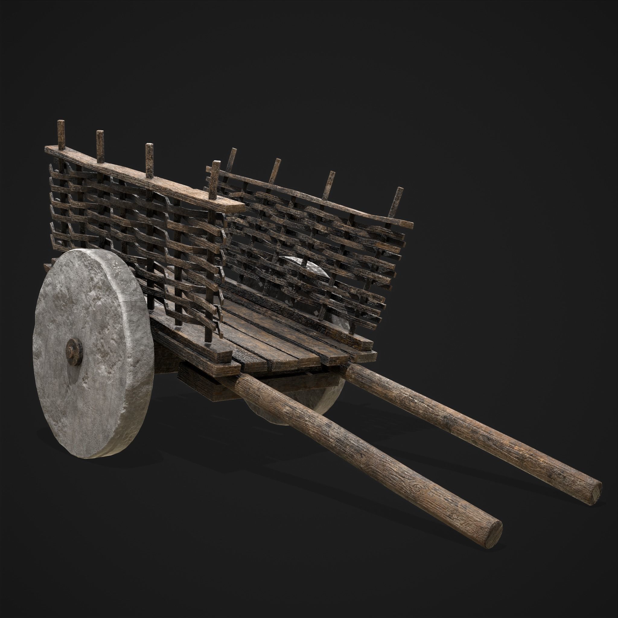 Medieval Carts Collection VR / AR / low-poly | CGTrader