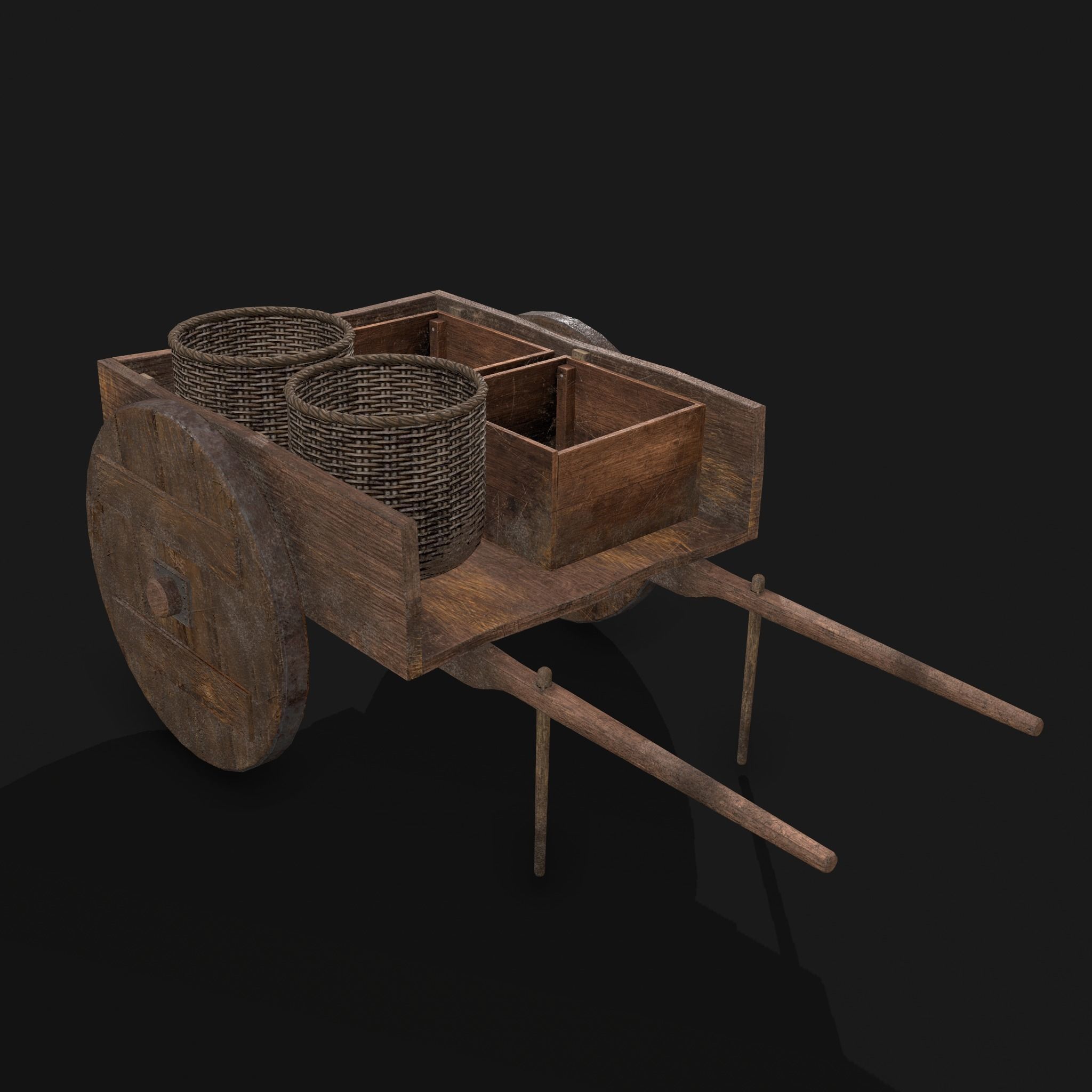 Medieval Carts Collection VR / AR / low-poly | CGTrader