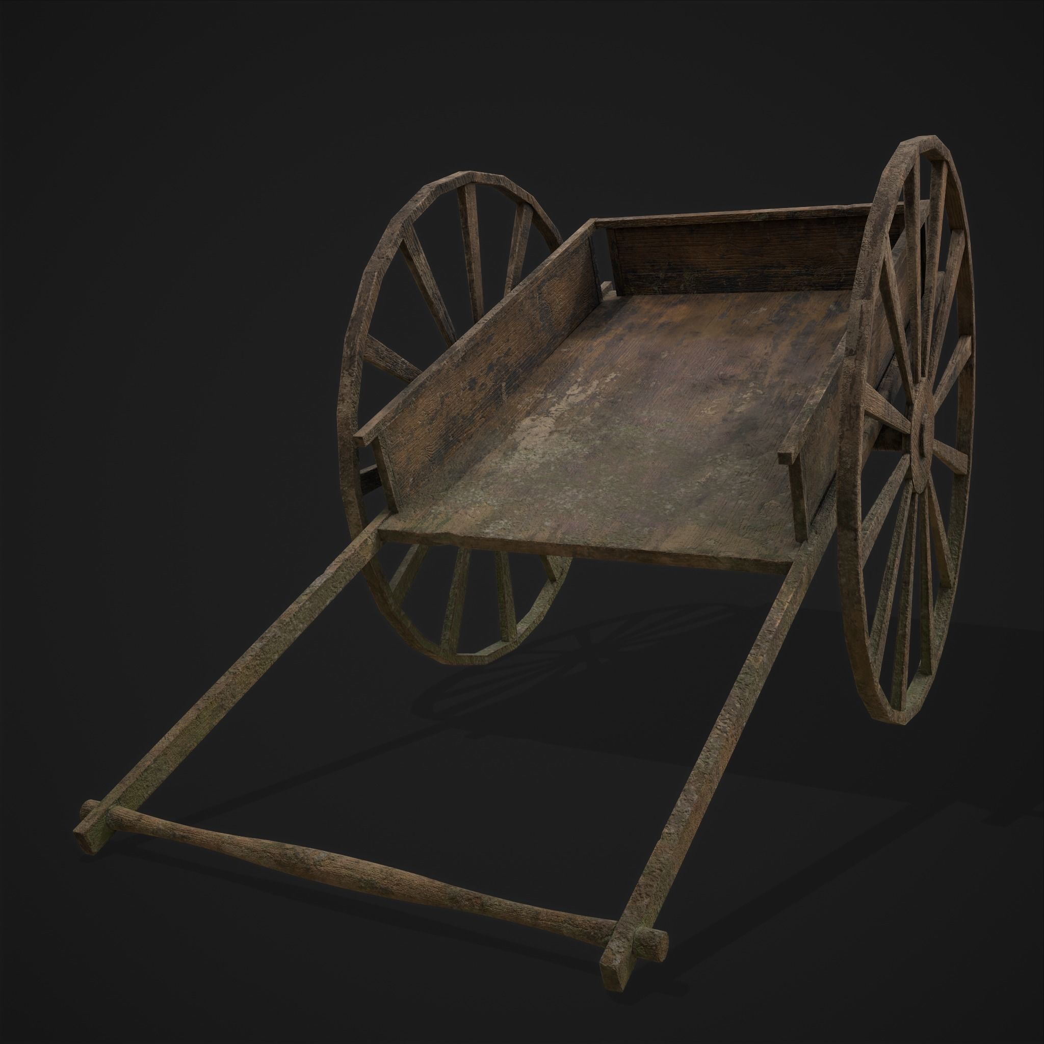 Medieval Carts Collection VR / AR / low-poly | CGTrader