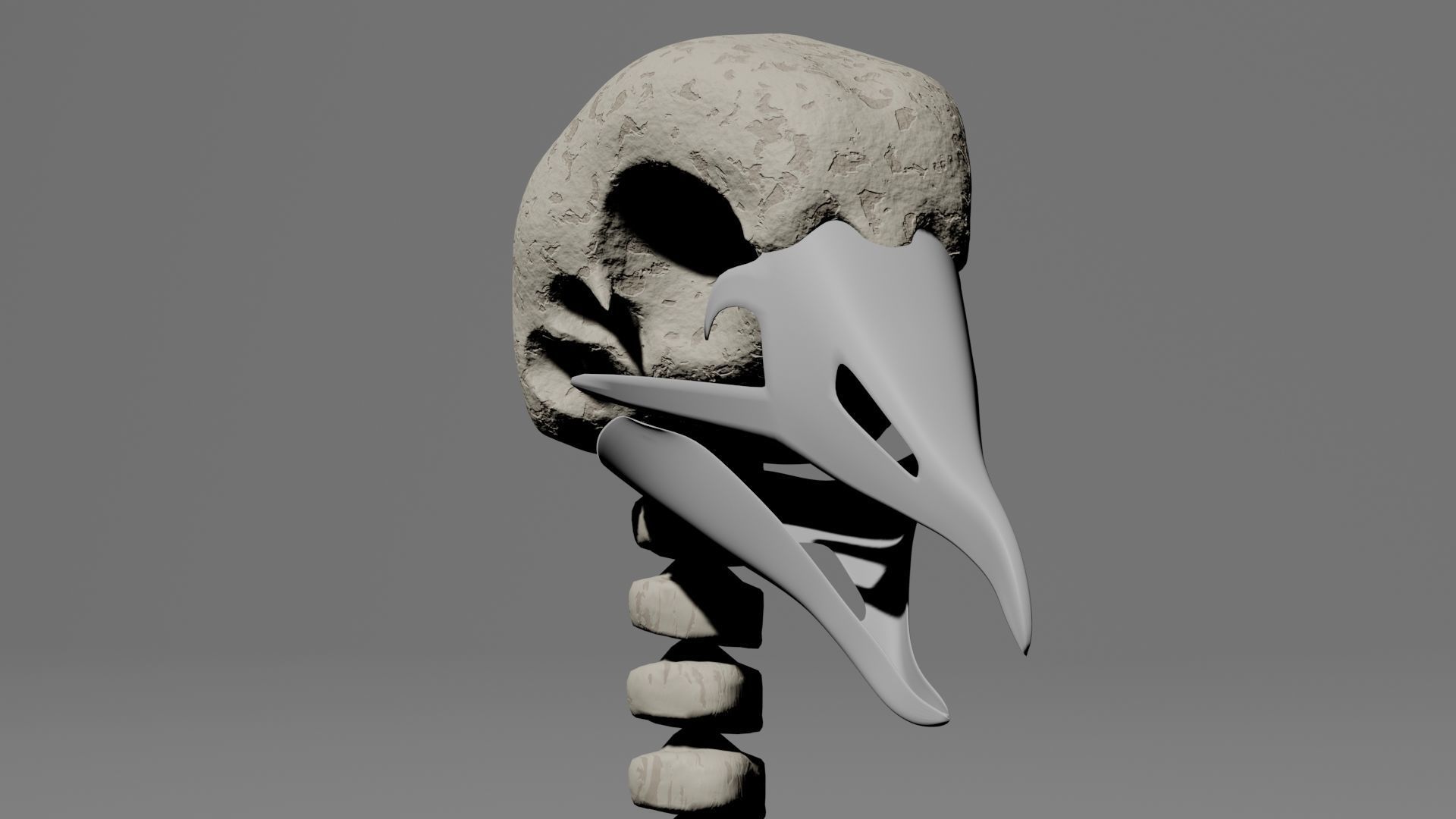 bird skeleton 3D model | CGTrader