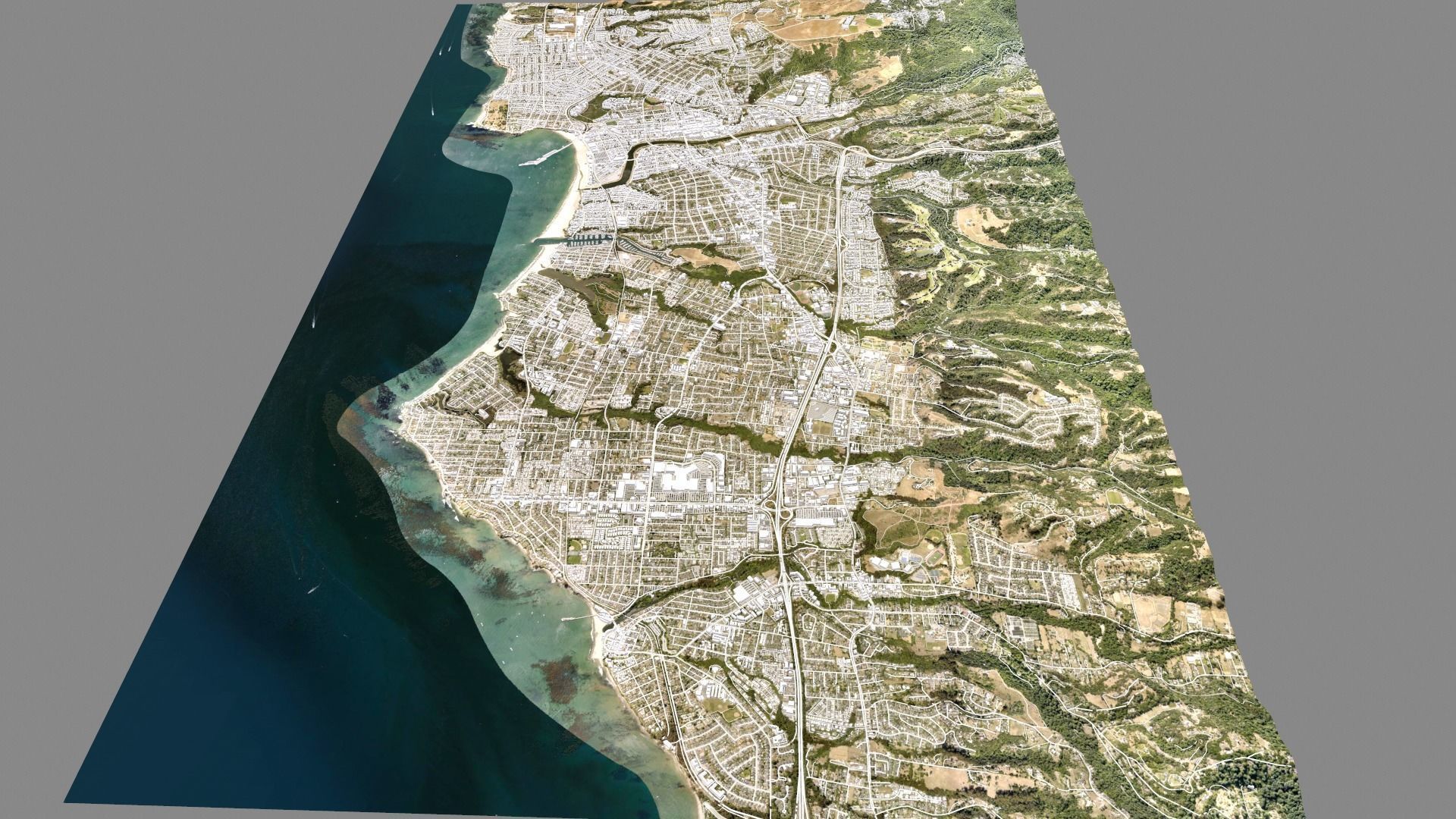 Cityscape Santa Cruz California USA 3D model | CGTrader