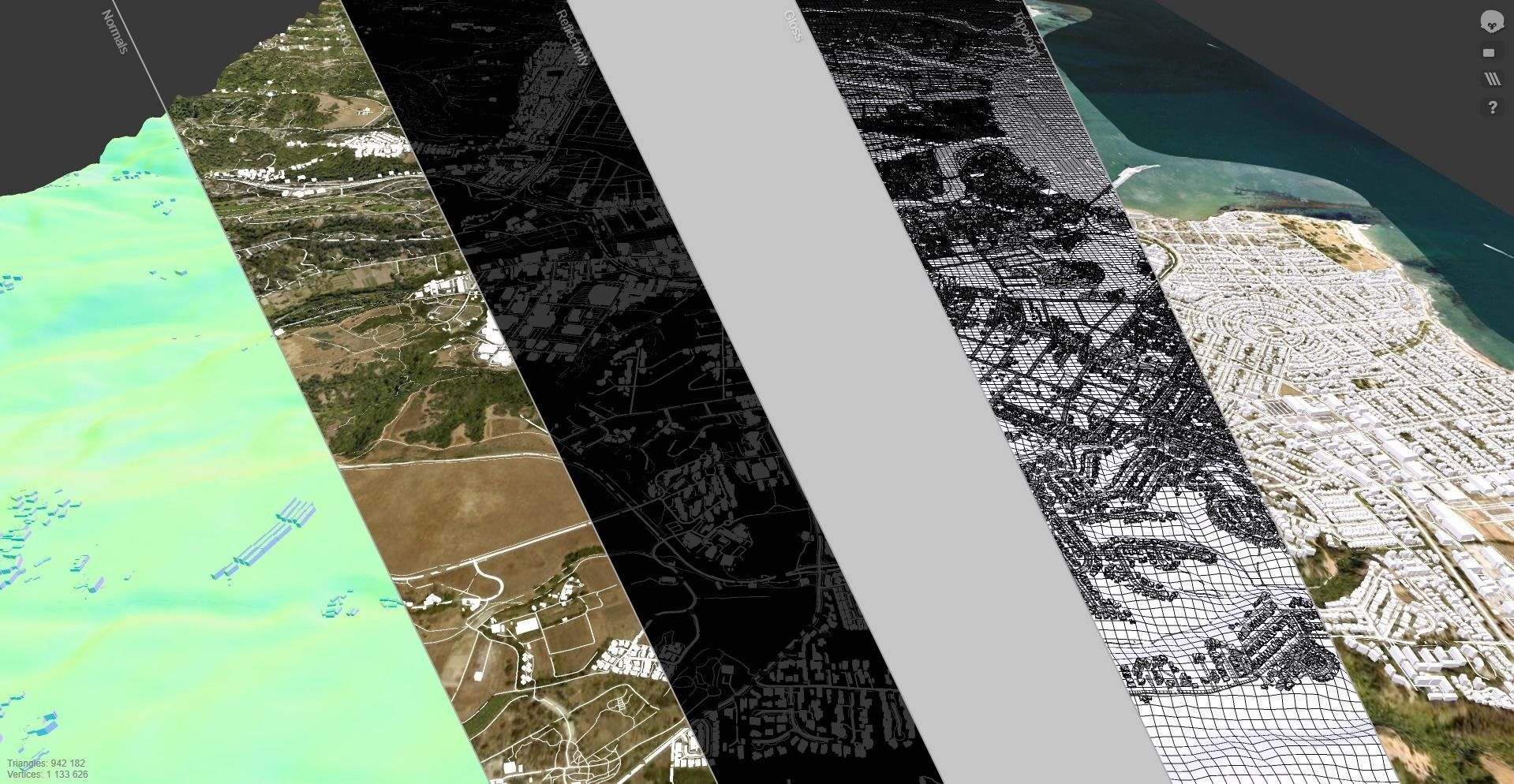 Cityscape Santa Cruz California USA 3D model | CGTrader