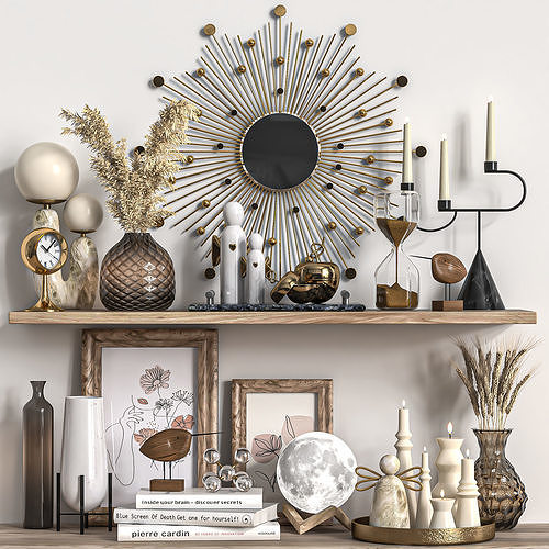 Decorative set 07 3D model | CGTrader