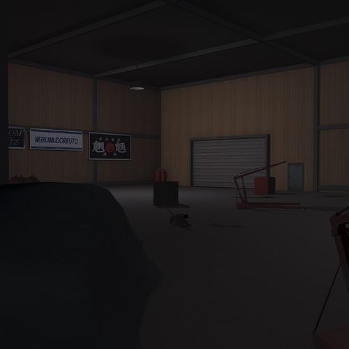 Garage interior free VR / AR / low-poly 3D model | CGTrader