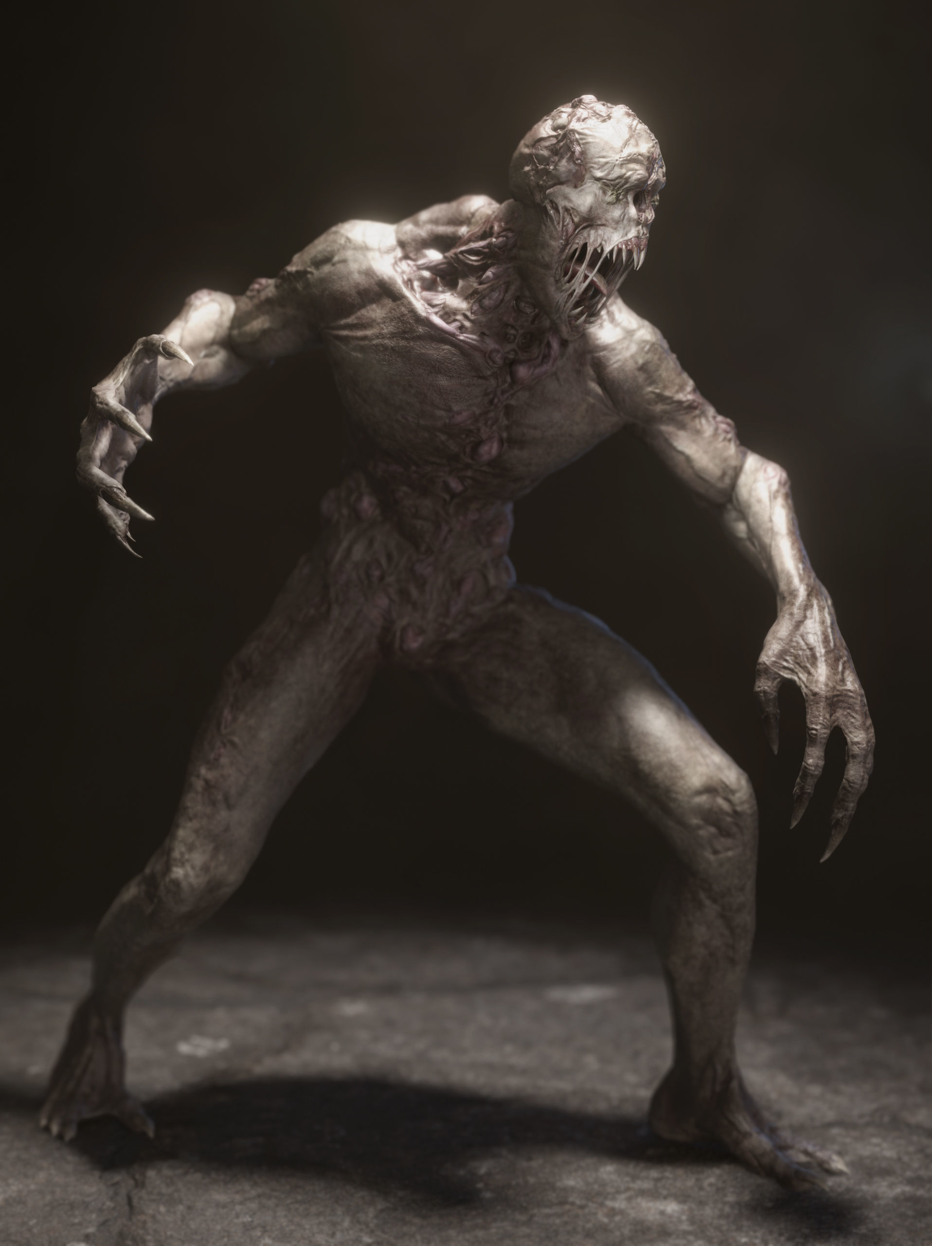 3D model Cursed mutant monster VR / AR / low-poly | CGTrader