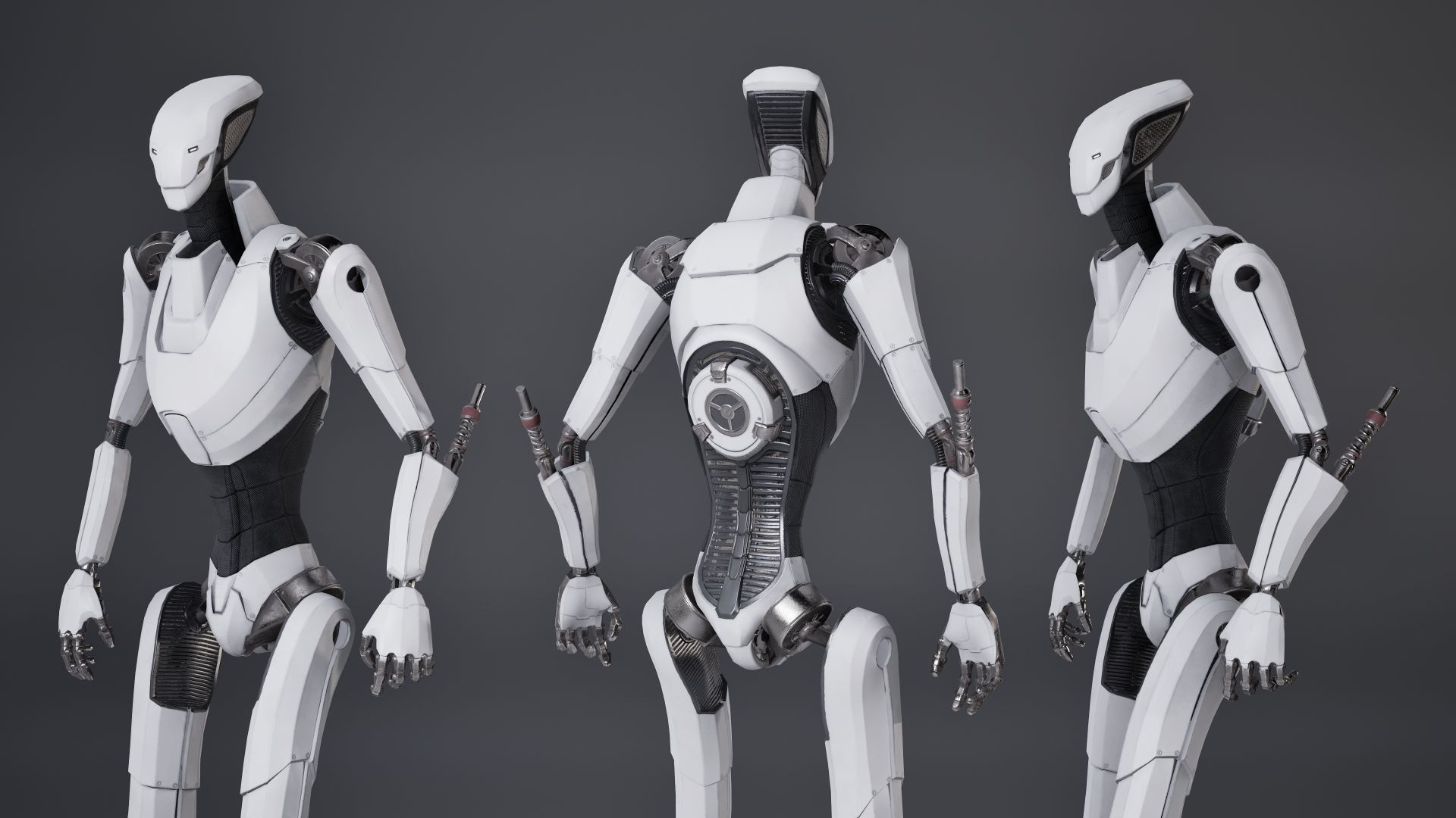 3D model Robot 1 VR / AR / low-poly rigged | CGTrader